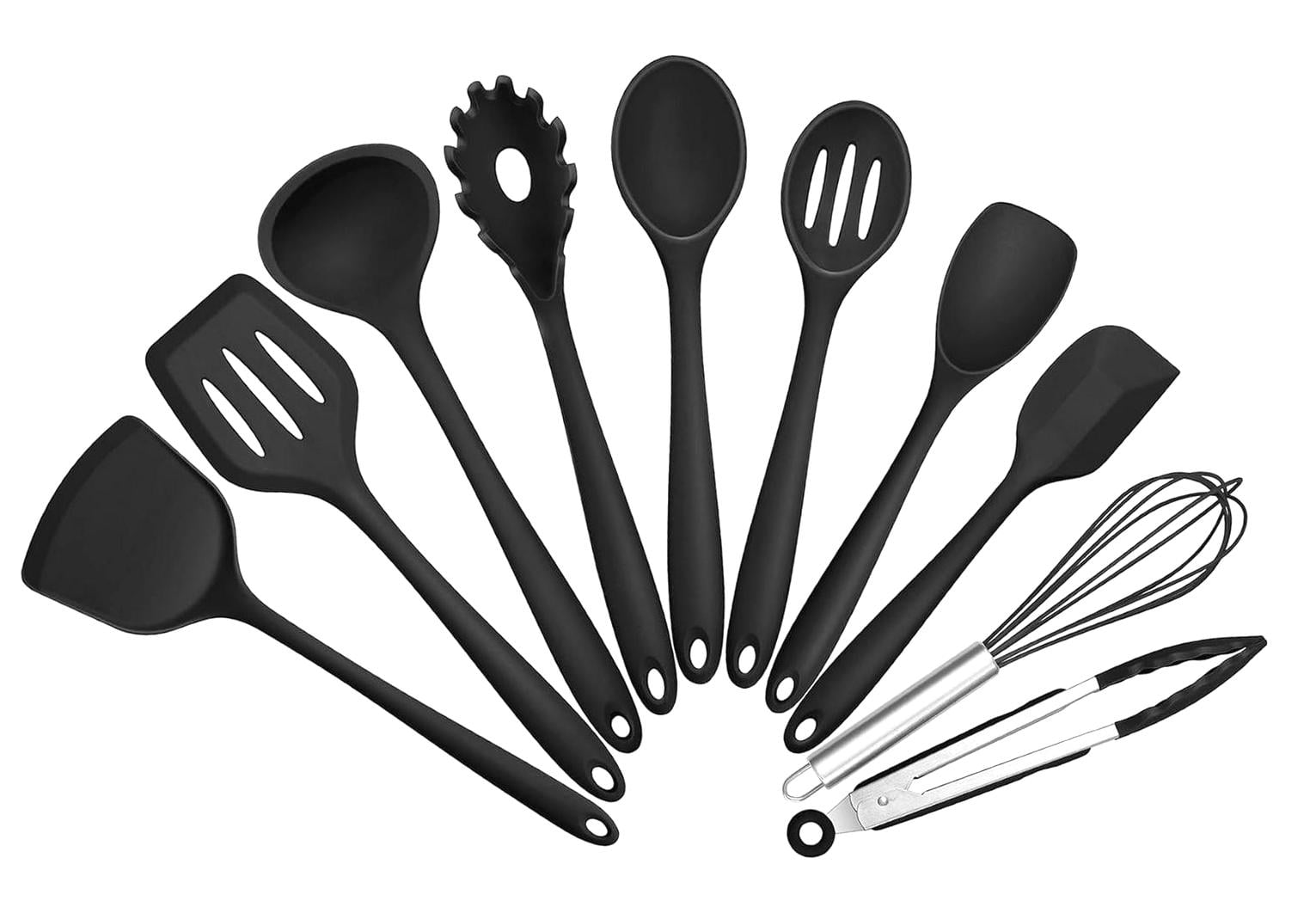 Dreamtimes Kitchen Cooking Utensils, 10-Piece Silicone Cooking Utensil ...
