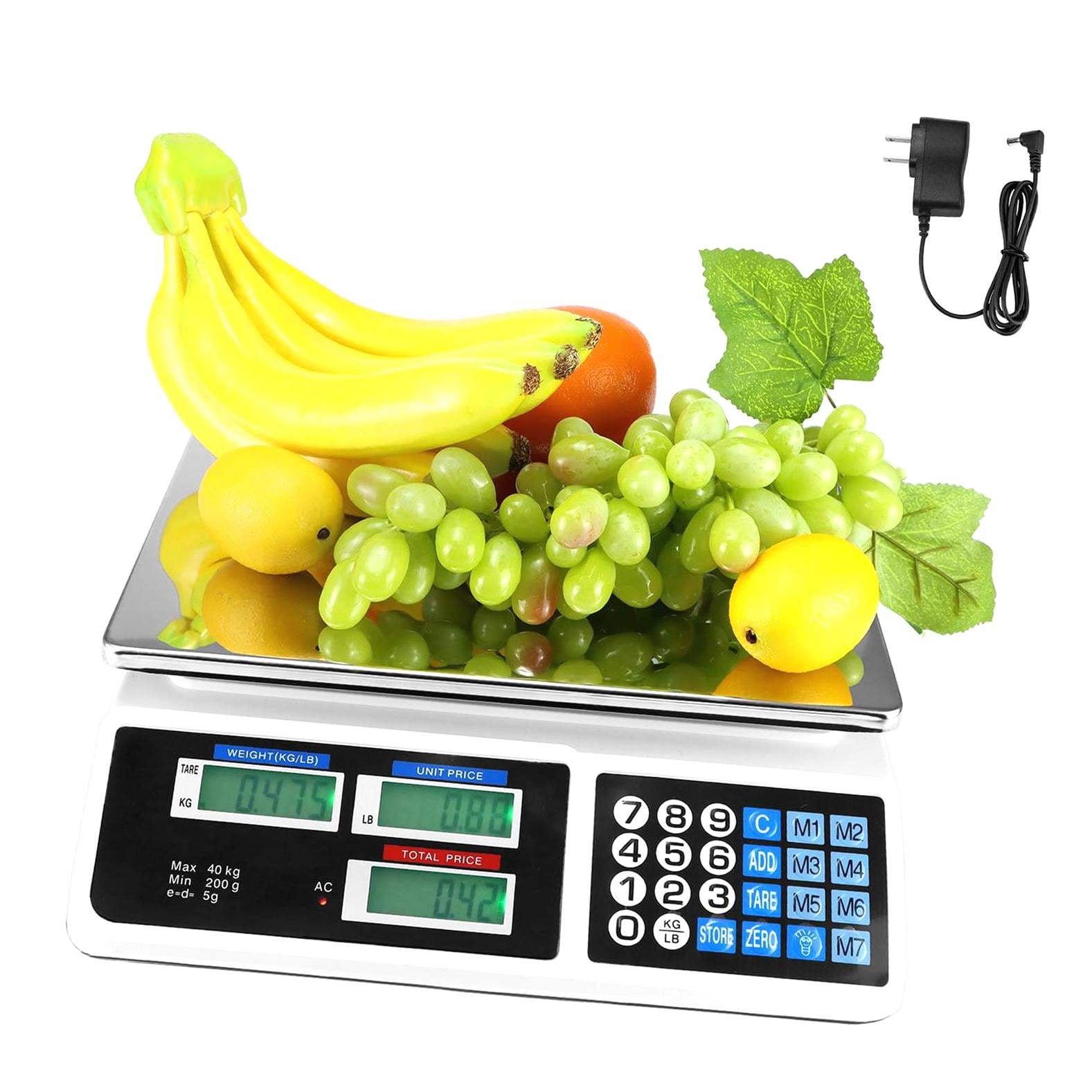 Dreamtimes Large Digital Kitchen Scale 88LB/40KG, Electronic Price ...