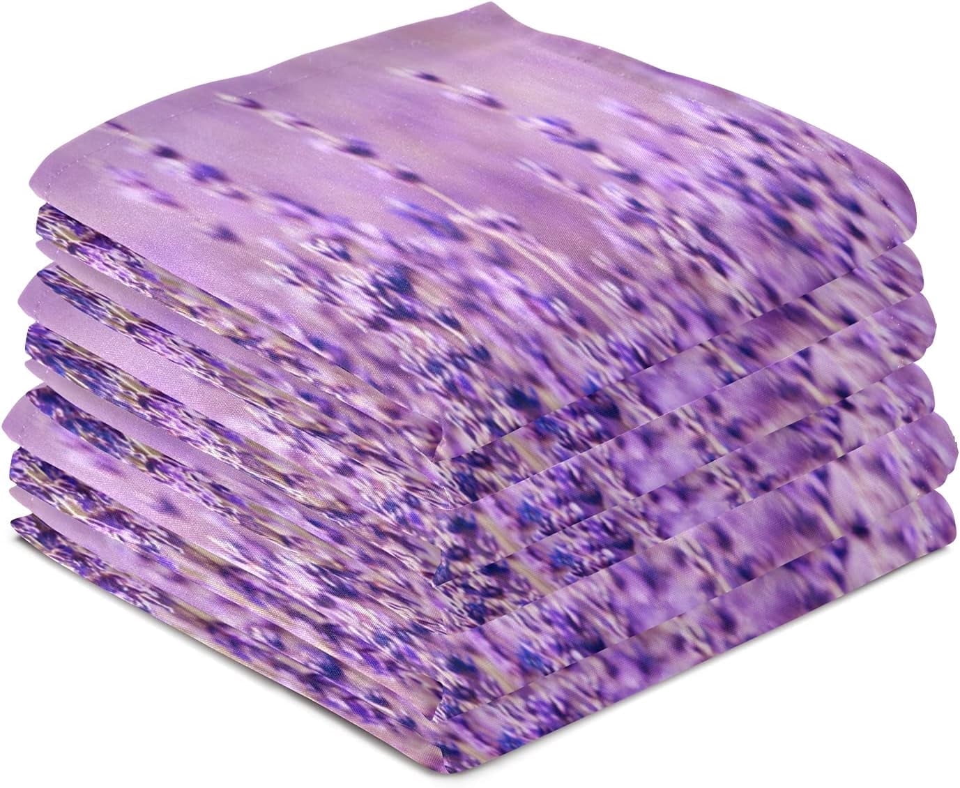 Dreamtimes Lavender Flower Purple Kitchen Towels Bar Tea Dish Towel ...