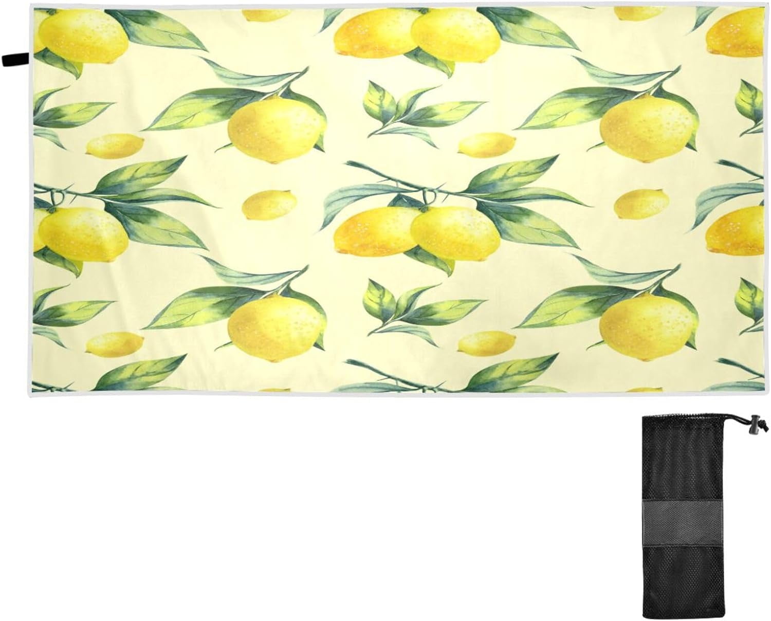 Dreamtimes Lemon Beach Towel,Absorbent Quick Dry Sport Towel Oversized ...