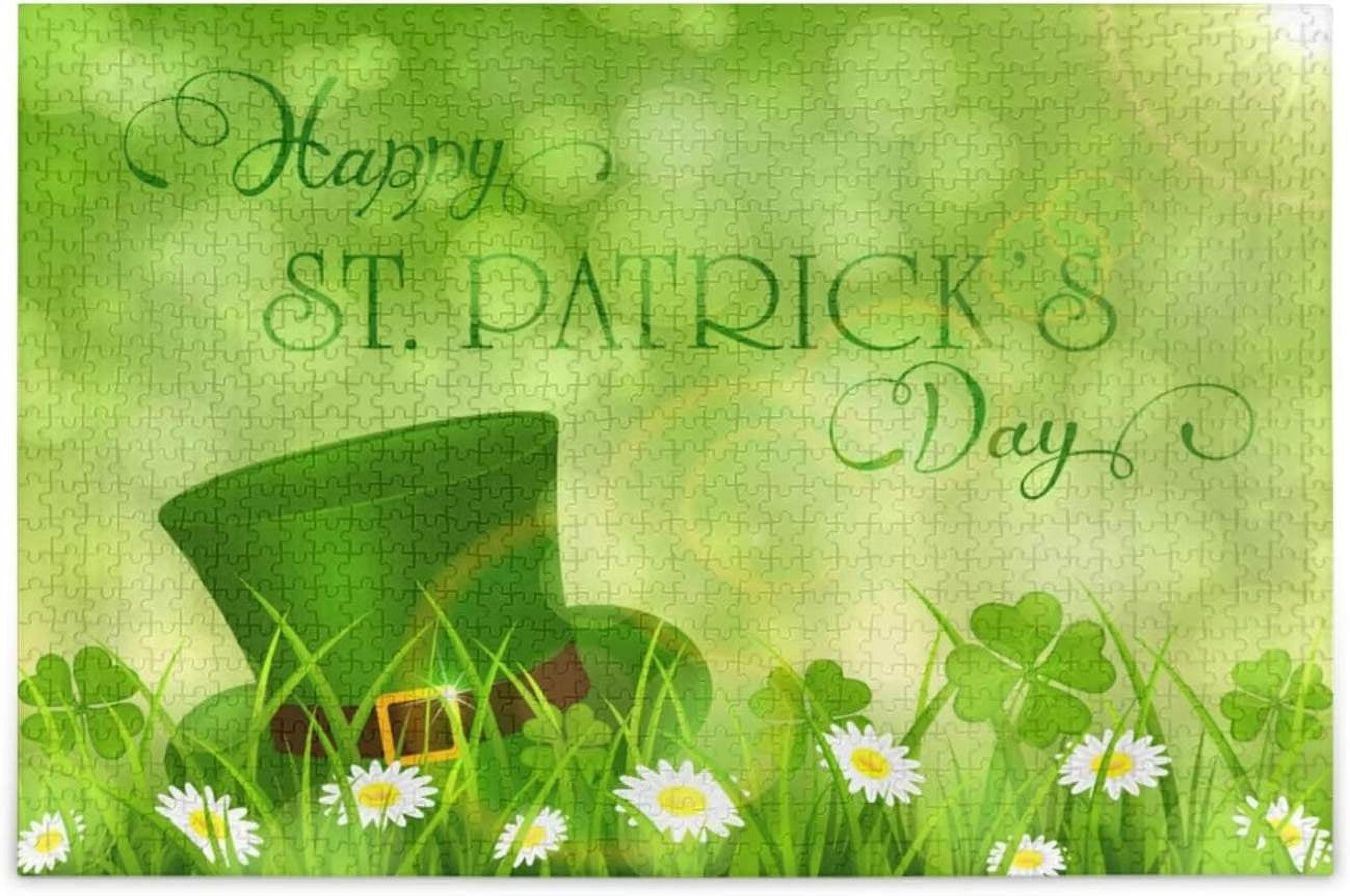 Dreamtimes Leprechauns Hat Grass Jigsaw Puzzles for Adults 500 Pieces ...