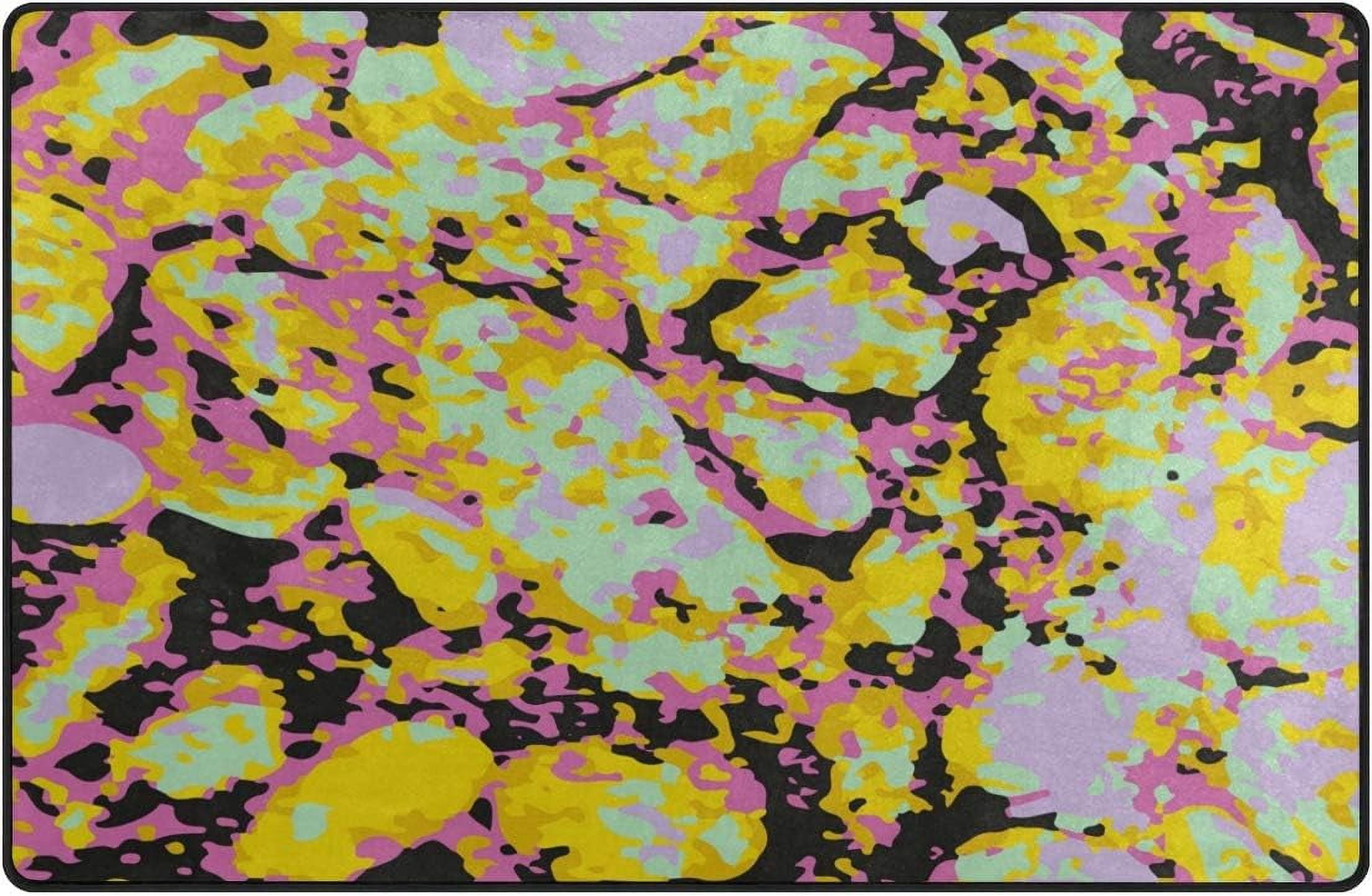 Dreamtimes Lightweight Soft Area Rugs 60 x 39 inch (5'x 3'3"), Abstract ...