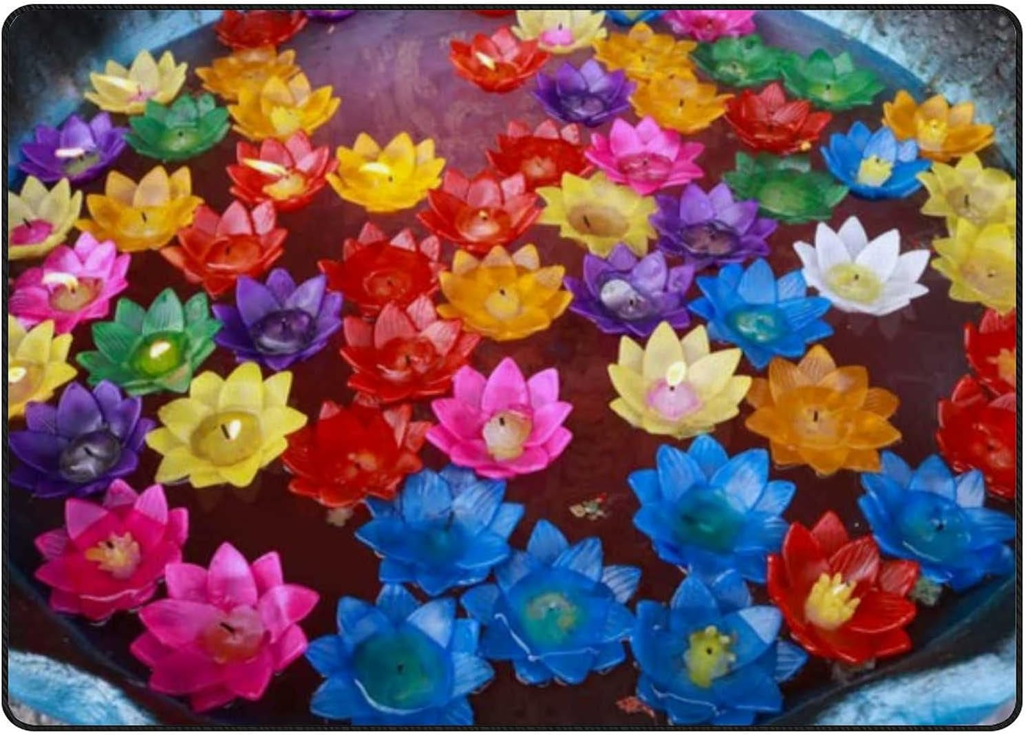 Dreamtimes Lightweight Soft Area Rugs 60 x 39 inch (5'x 3'3"), Colorful ...