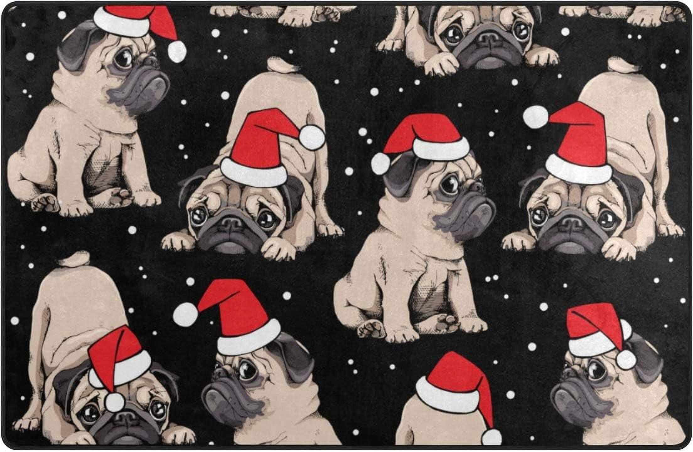 Dreamtimes Lightweight Soft Area Rugs 60 x 39 inch (5'x 3'3"), Dogs ...