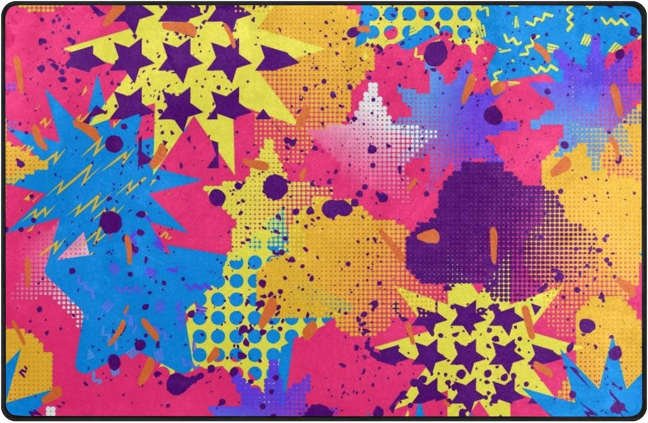 Dreamtimes Lightweight Soft Area Rugs 60 x 39 inch (5'x 3'3"), Dots ...