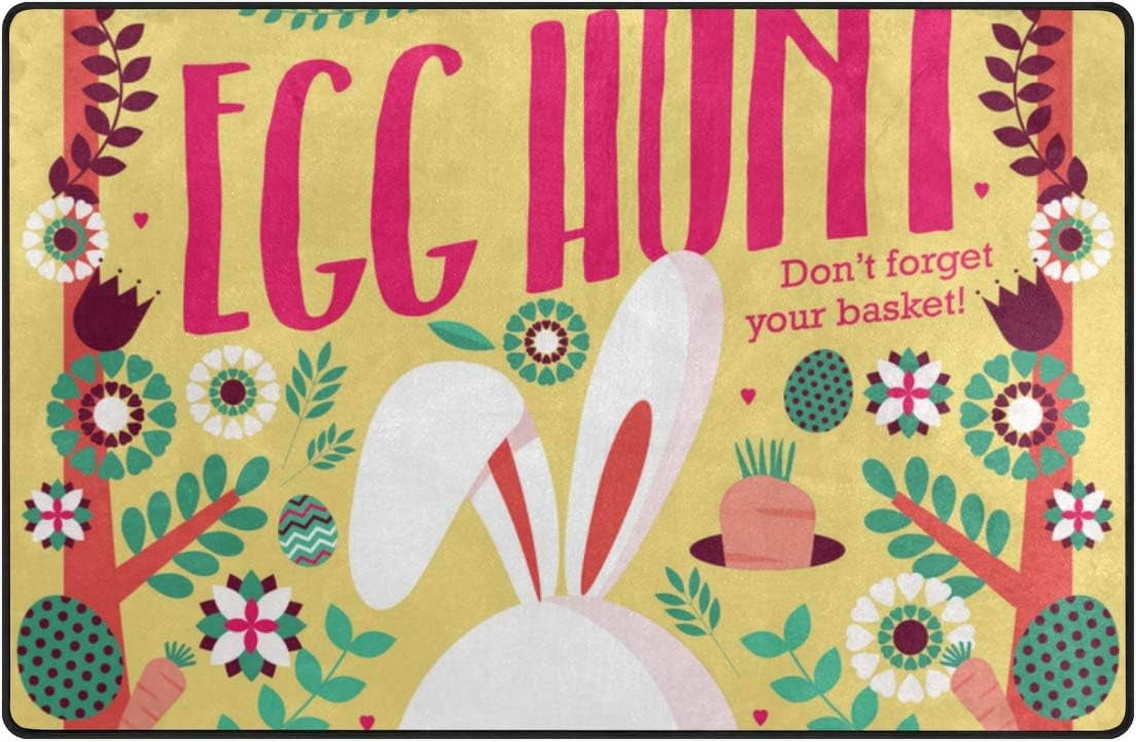 Dreamtimes Lightweight Soft Area Rugs 60 x 39 inch (5'x 3'3"), Easter ...