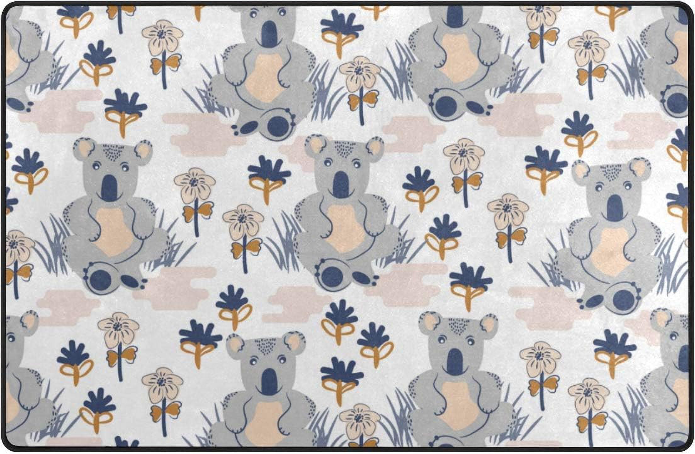 Dreamtimes Lightweight Soft Area Rugs 60 x 39 inch (5'x 3'3"), Funny ...