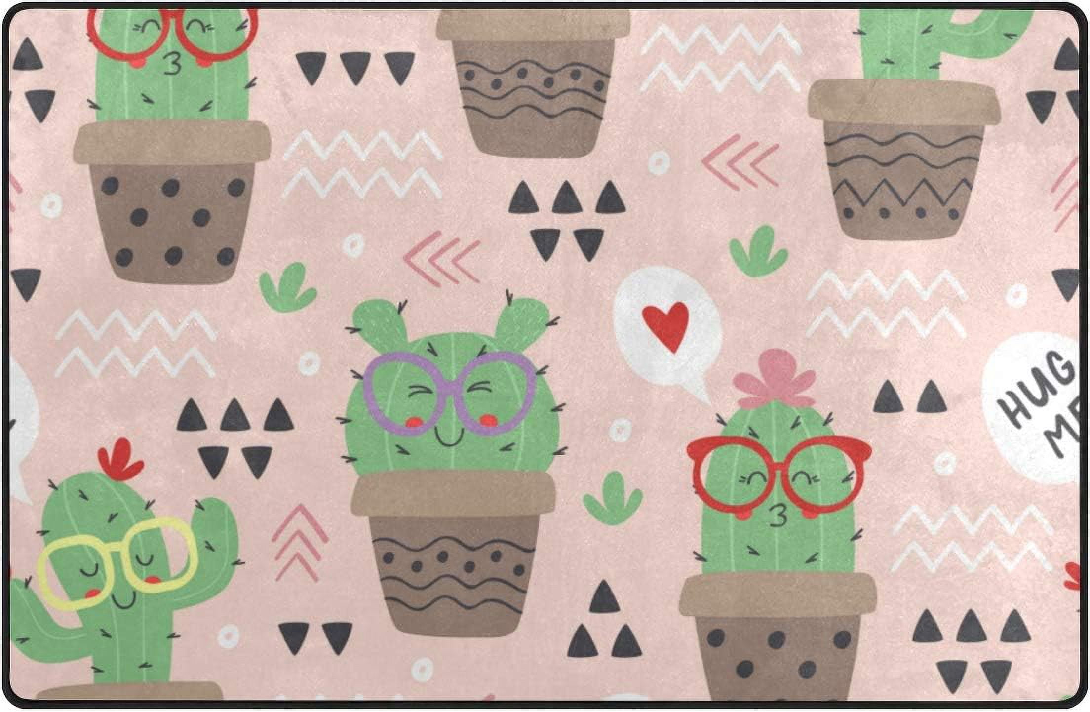 Dreamtimes Lightweight Soft Area Rugs 60 x 39 inch (5'x 3'3"), Funny ...