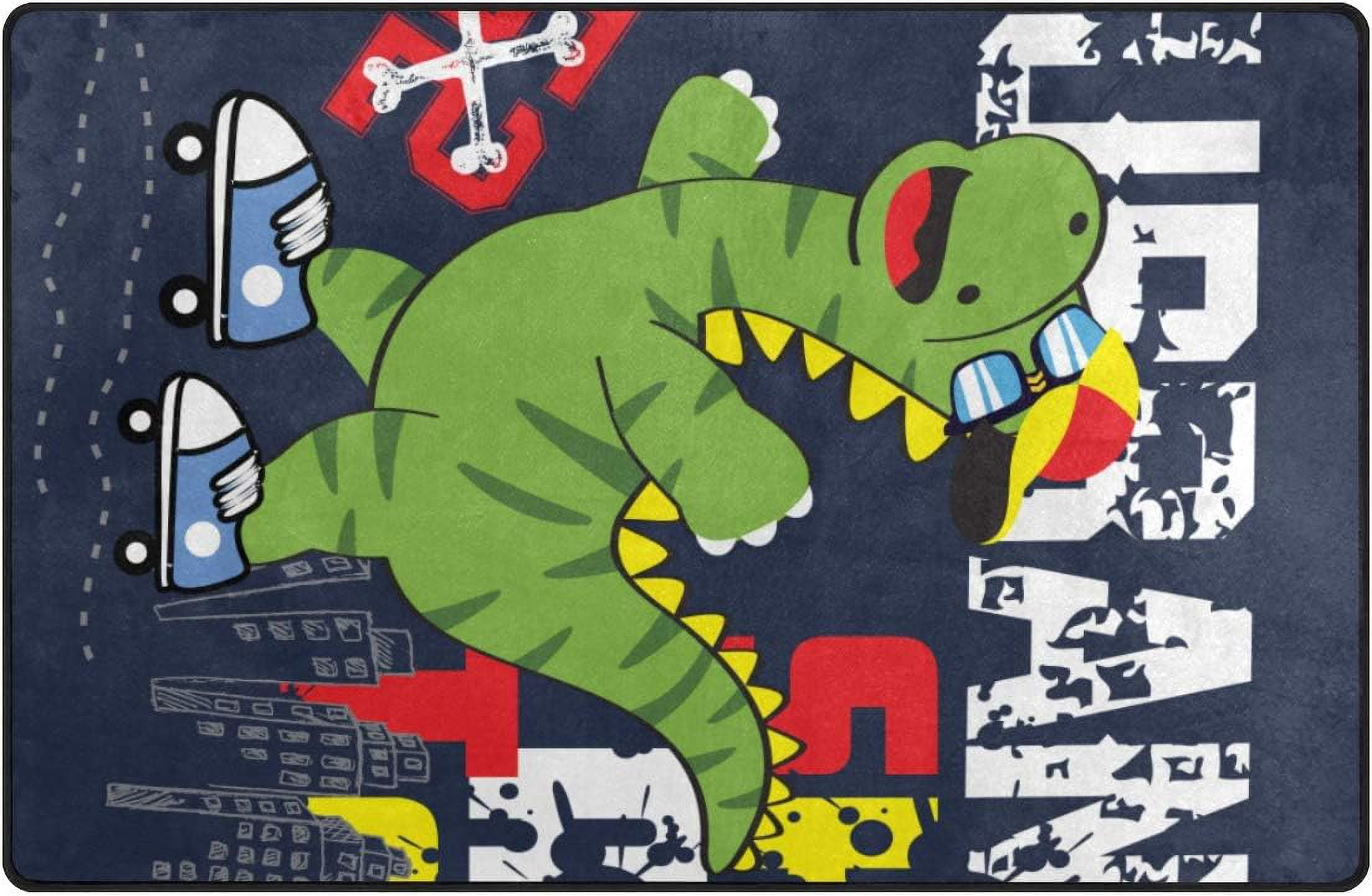 Dreamtimes Lightweight Soft Area Rugs 60 x 39 inch (5'x 3'3"), Funny ...