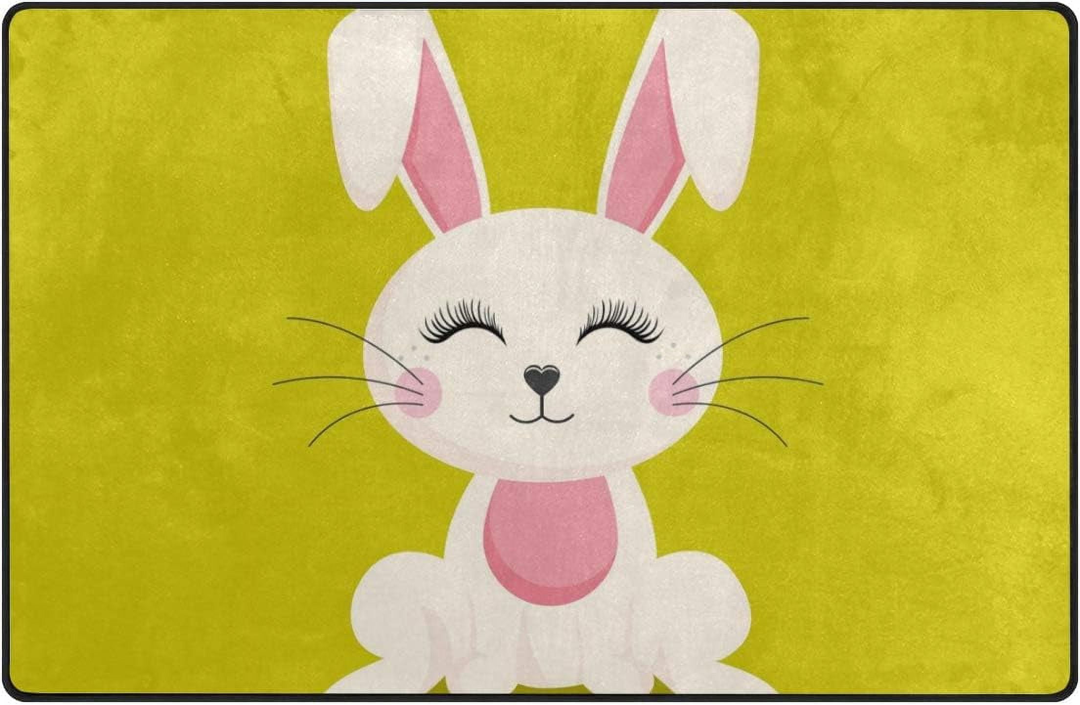 Dreamtimes Lightweight Soft Area Rugs 60 x 39 inch (5'x 3'3"), Happy ...