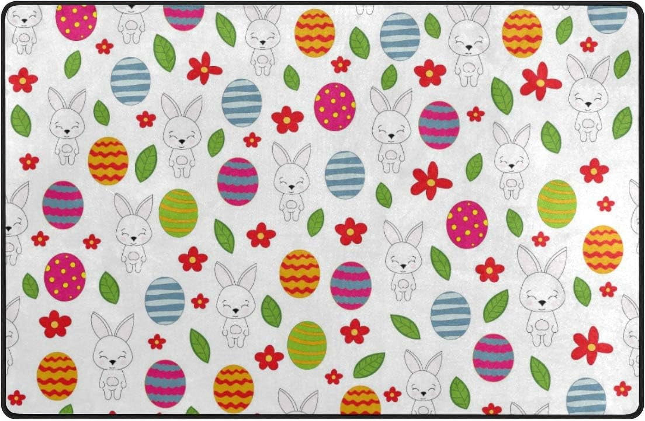 Dreamtimes Lightweight Soft Area Rugs 60 x 39 inch (5'x 3'3"), Happy ...