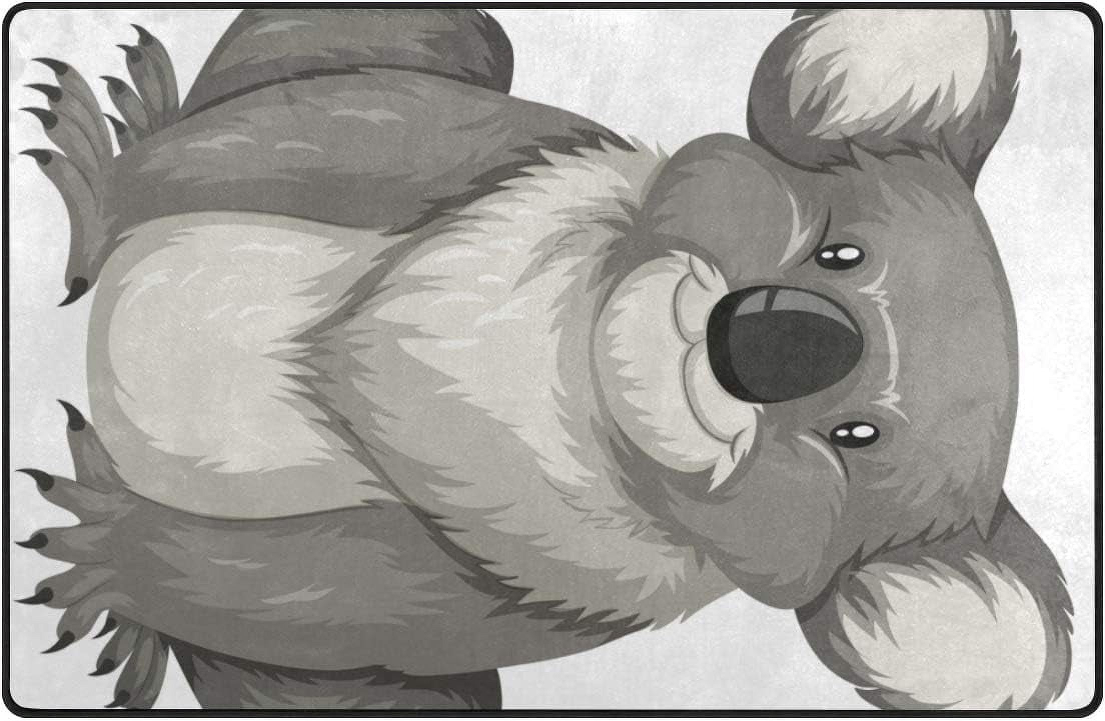 Dreamtimes Lightweight Soft Area Rugs 60 x 39 inch (5'x 3'3"), Koala ...