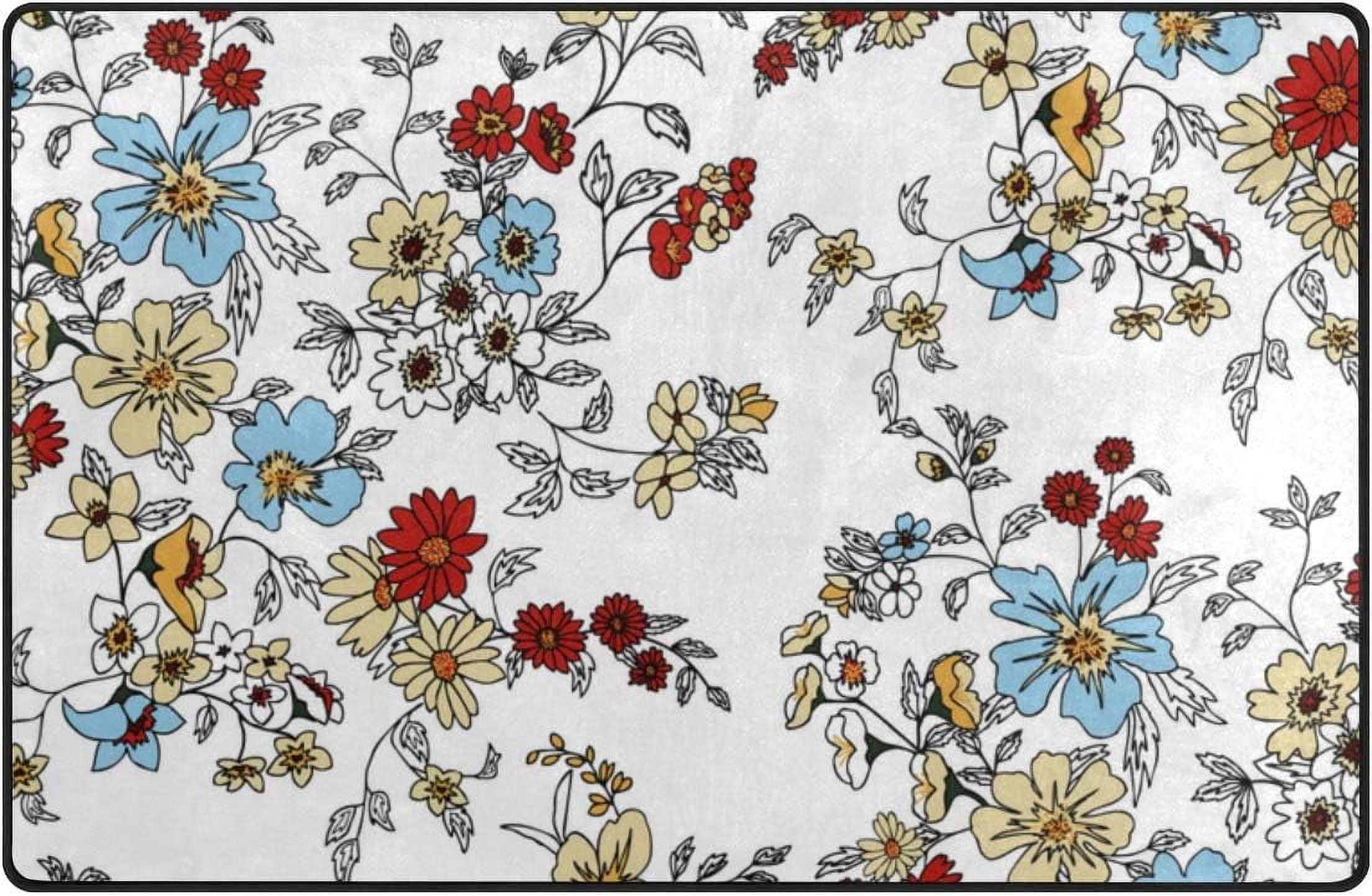 Dreamtimes Lightweight Soft Area Rugs 60 x 39 inch (5'x 3'3"), Seamless ...