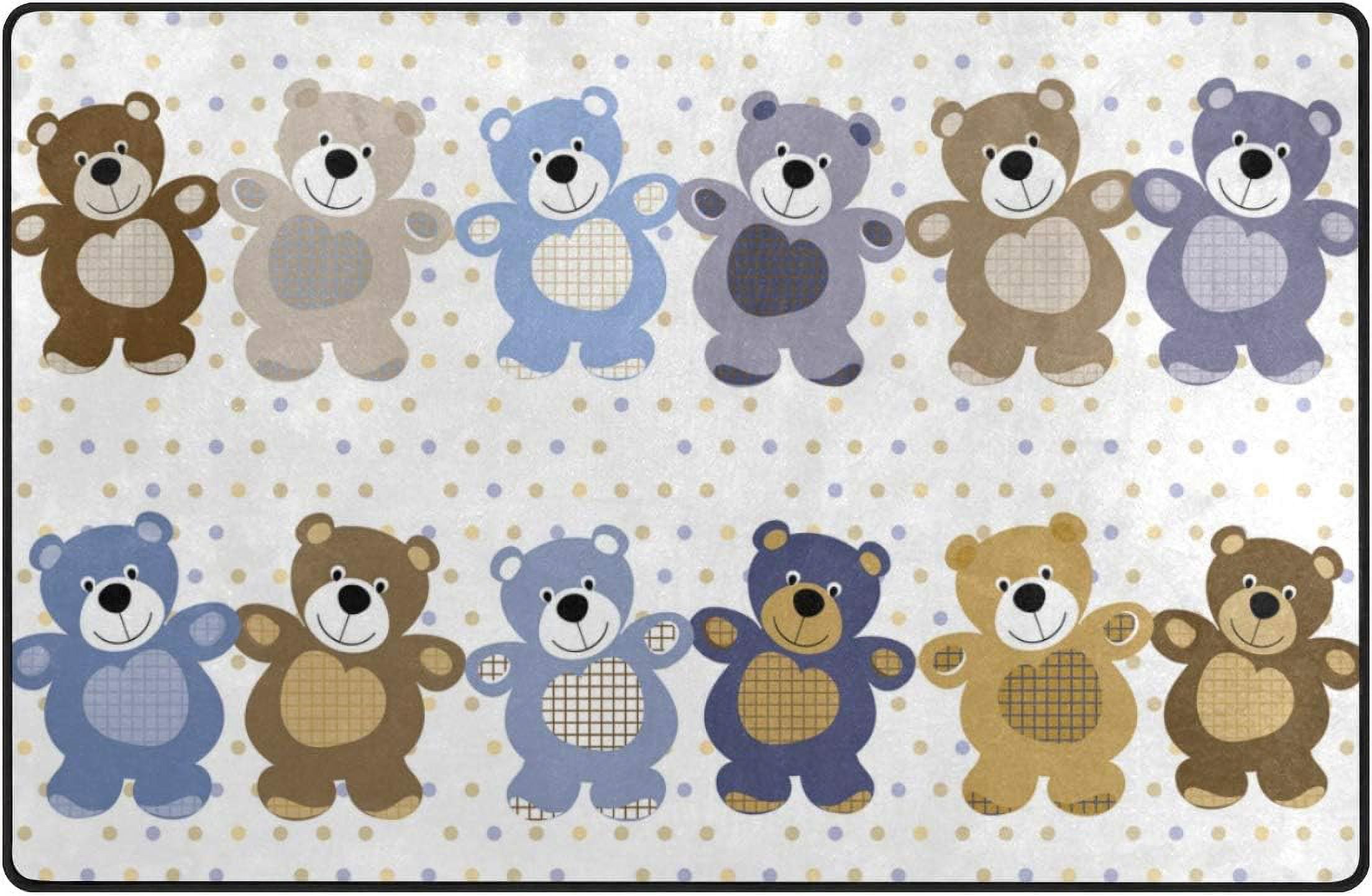 Dreamtimes Lightweight Soft Area Rugs 60 x 39 inch (5'x 3'3"), Toy ...