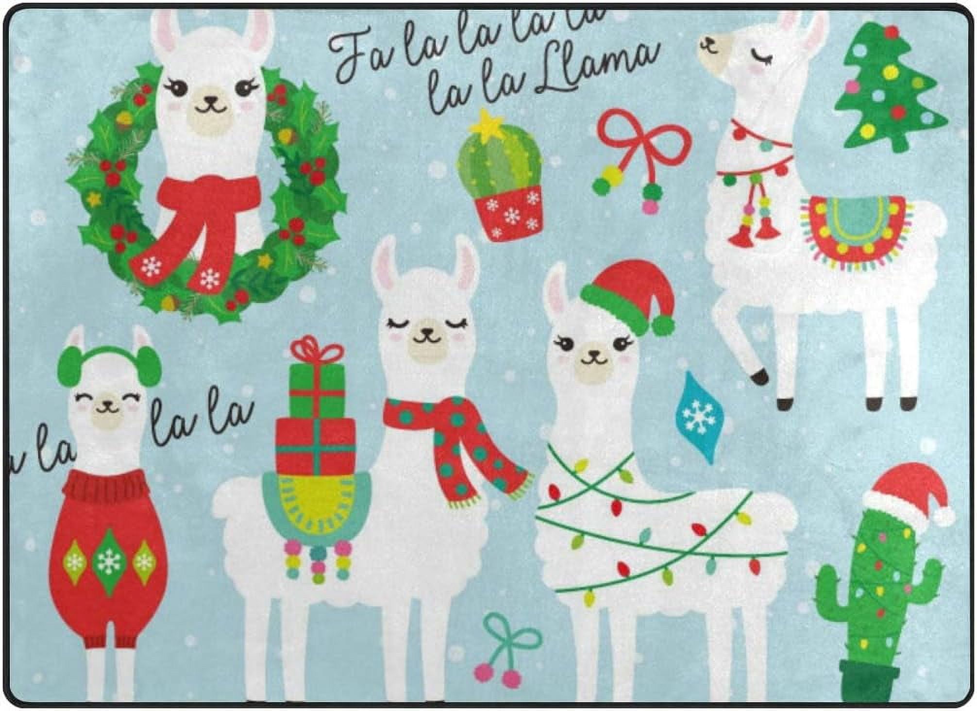 Dreamtimes Lightweight Soft Area Rugs, 80 x 58 inch（6'8" x 4'10"） Cute ...