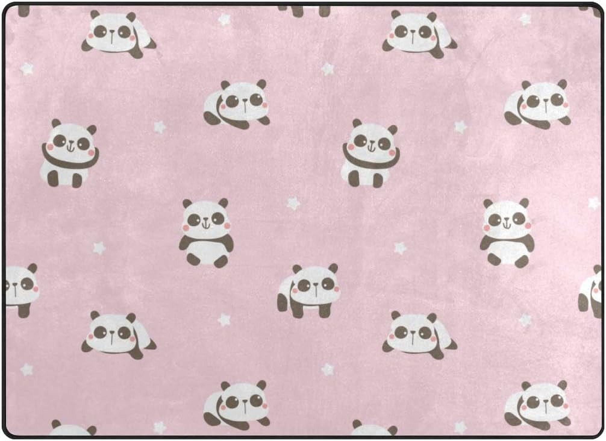 Dreamtimes Lightweight Soft Area Rugs, 80 x 58 inch（6'8" x 4'10"） Cute ...