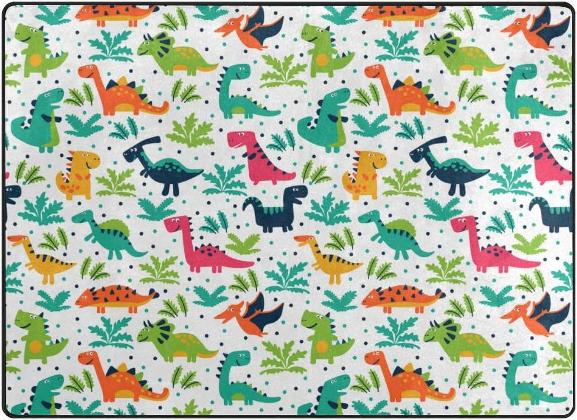 Dreamtimes Lightweight Soft Area Rugs, 80 x 58 inch（6'8" x 4'10"） Funny ...