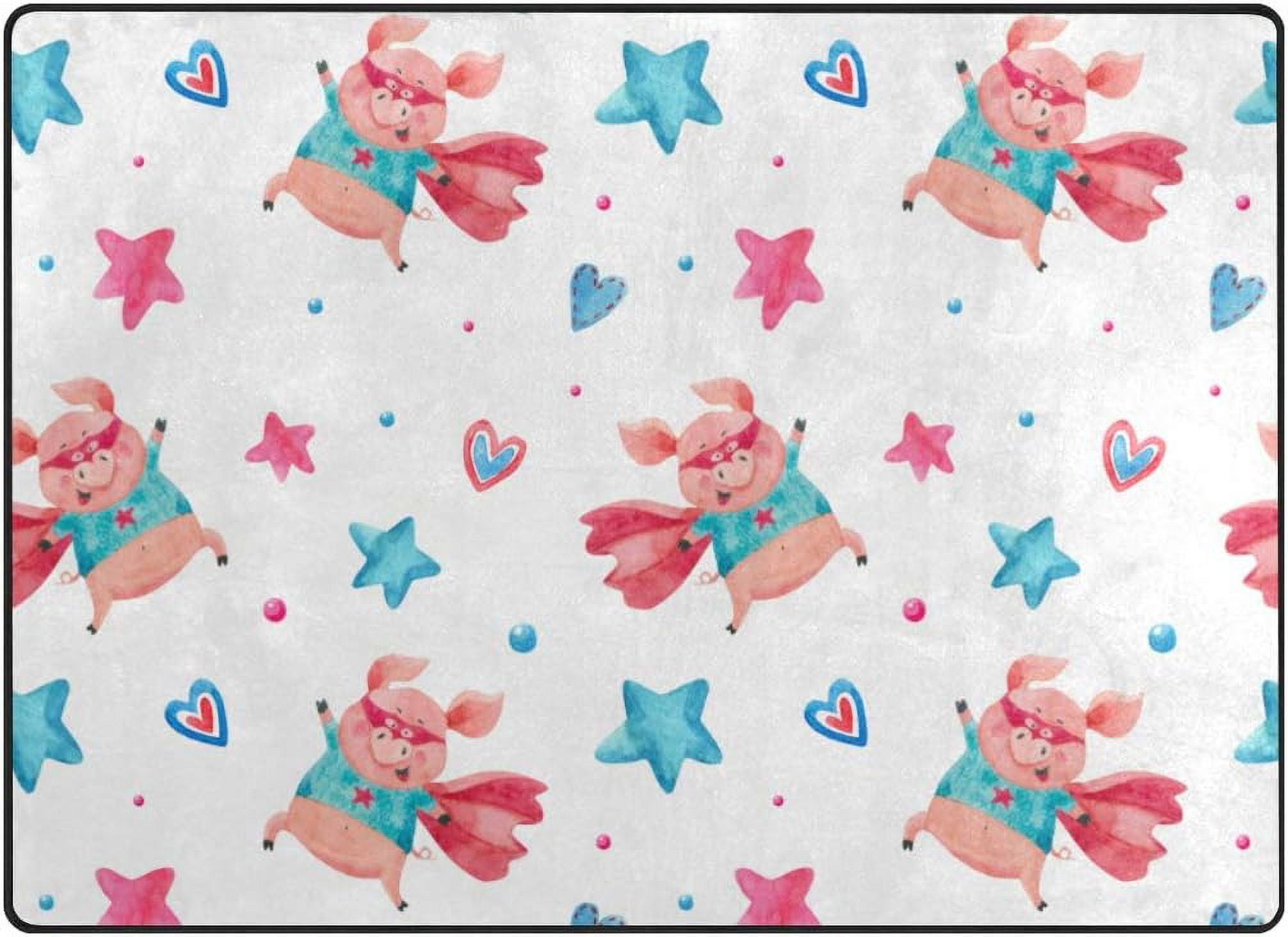 Dreamtimes Lightweight Soft Area Rugs, 80 x 58 inch（6'8" x 4'10 ...