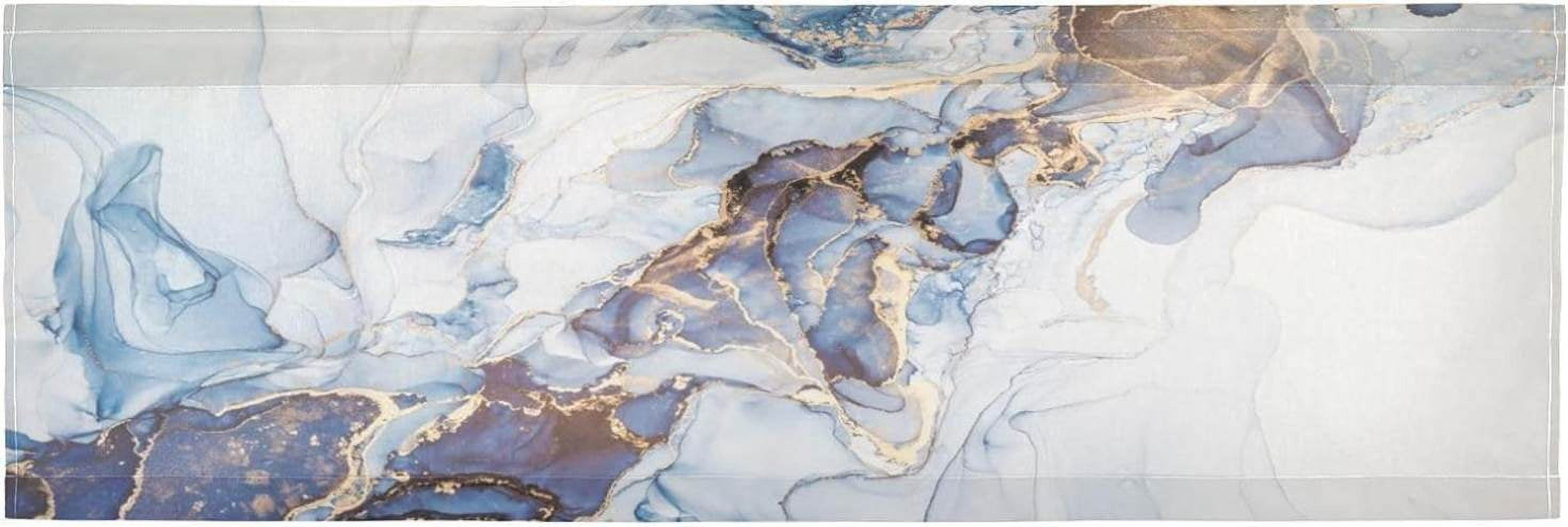 Dreamtimes Luxury Marble Texture Valance Curtains for Kitchen or ...