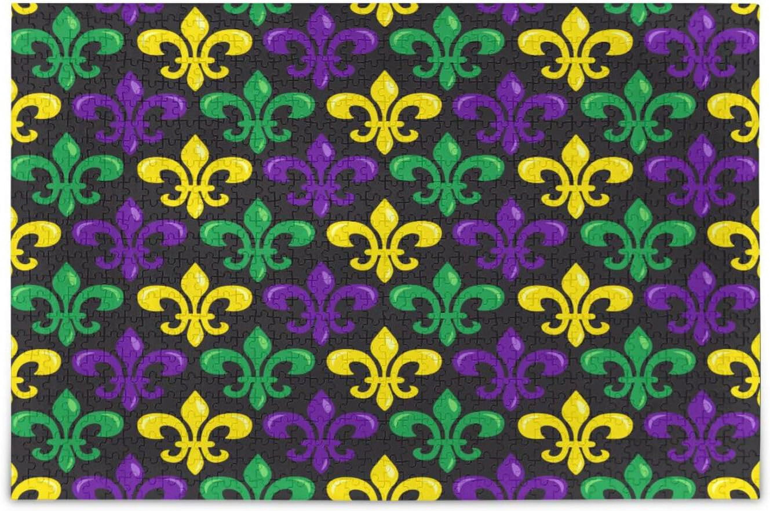 Dreamtimes Mardi Gras Theme Puzzle 500 Pieces - Wooden Jigsaw Puzzles ...