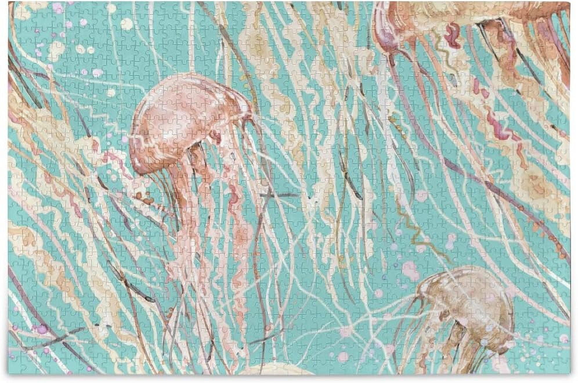 Dreamtimes Marine Sea Life Colorful Jellyfish Jigsaw Puzzles 500 Pieces ...