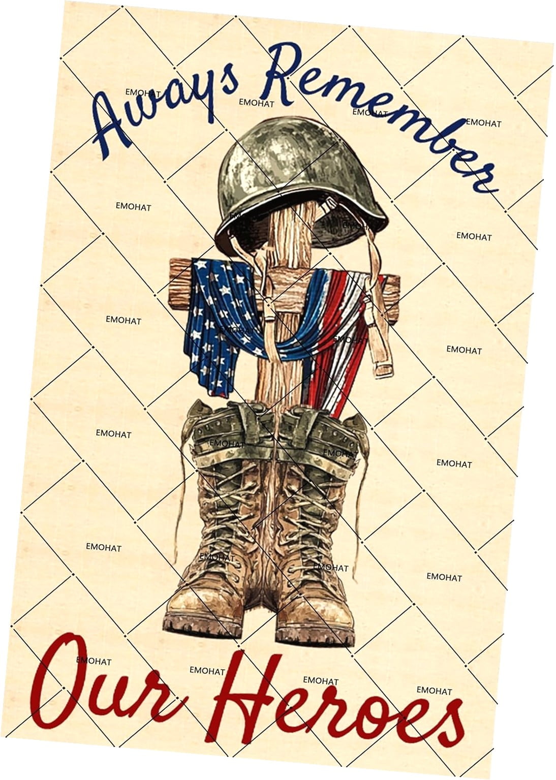 Dreamtimes Memorial Days Always Remember Our Heroes, Veteran Poster ...