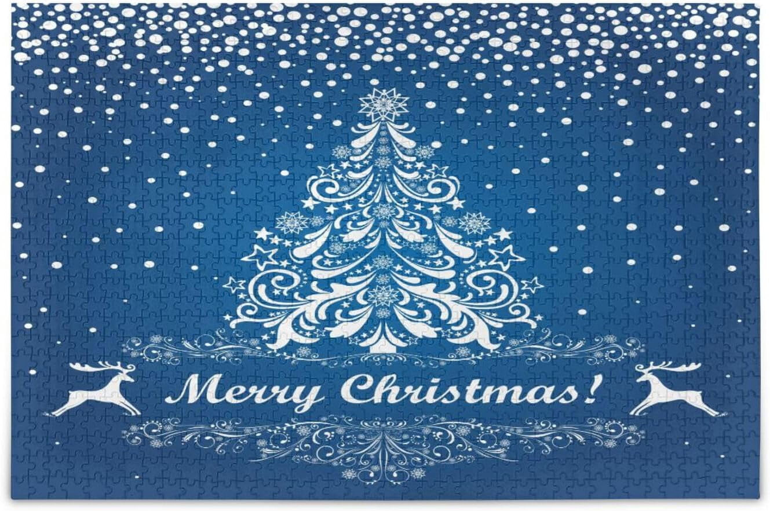 Dreamtimes Merry Christmas Jigsaw Puzzle 1000 Pieces,Wooden Puzzles ...