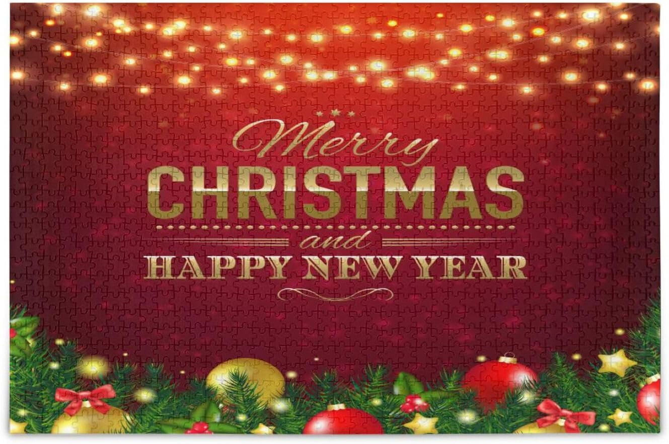 Dreamtimes Merry Christmas Jigsaw Puzzle 500 Pieces,Wooden Puzzles ...