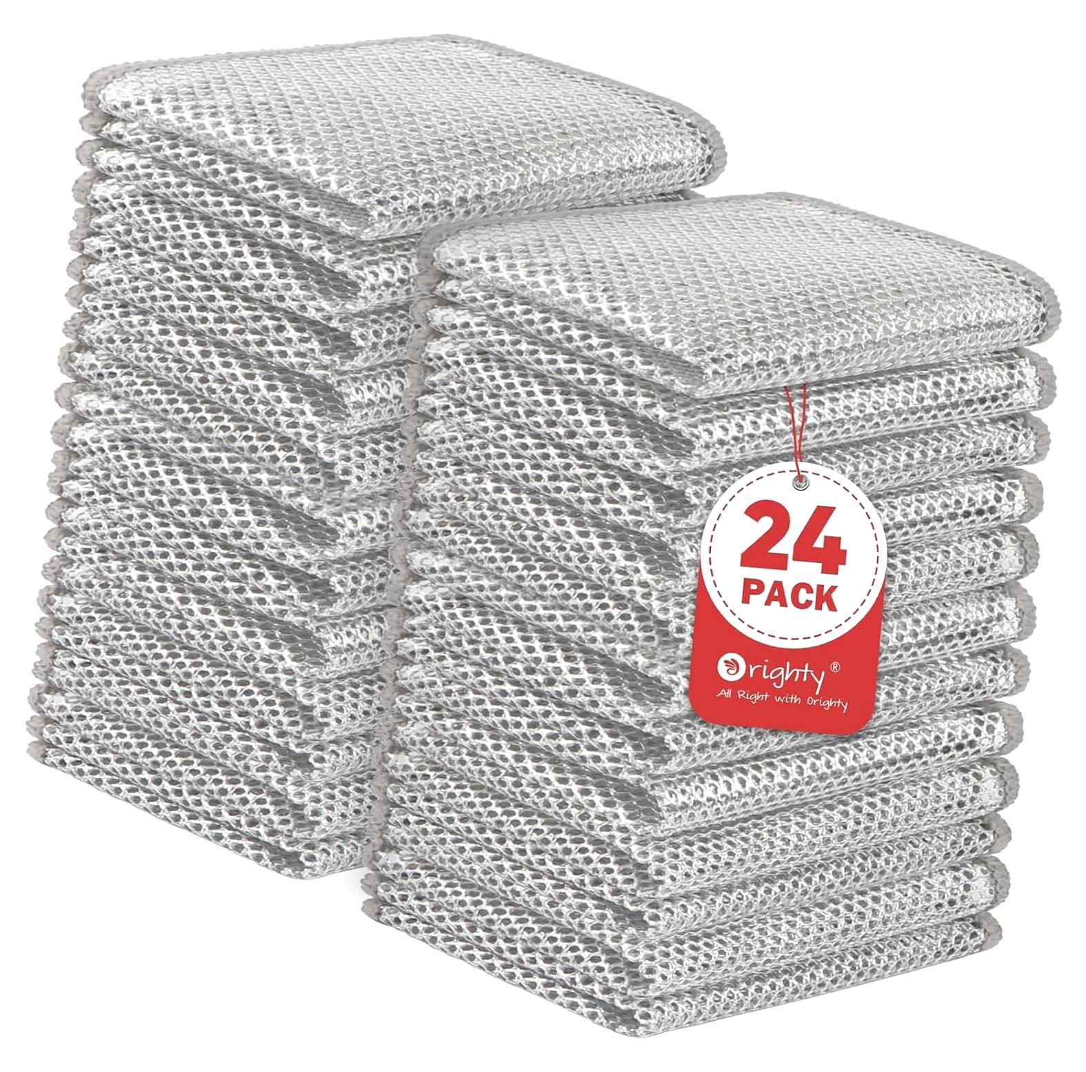 Dreamtimes Multipurpose Wire Dishwashing Rag 12 Pcs, Upgraded Double ...