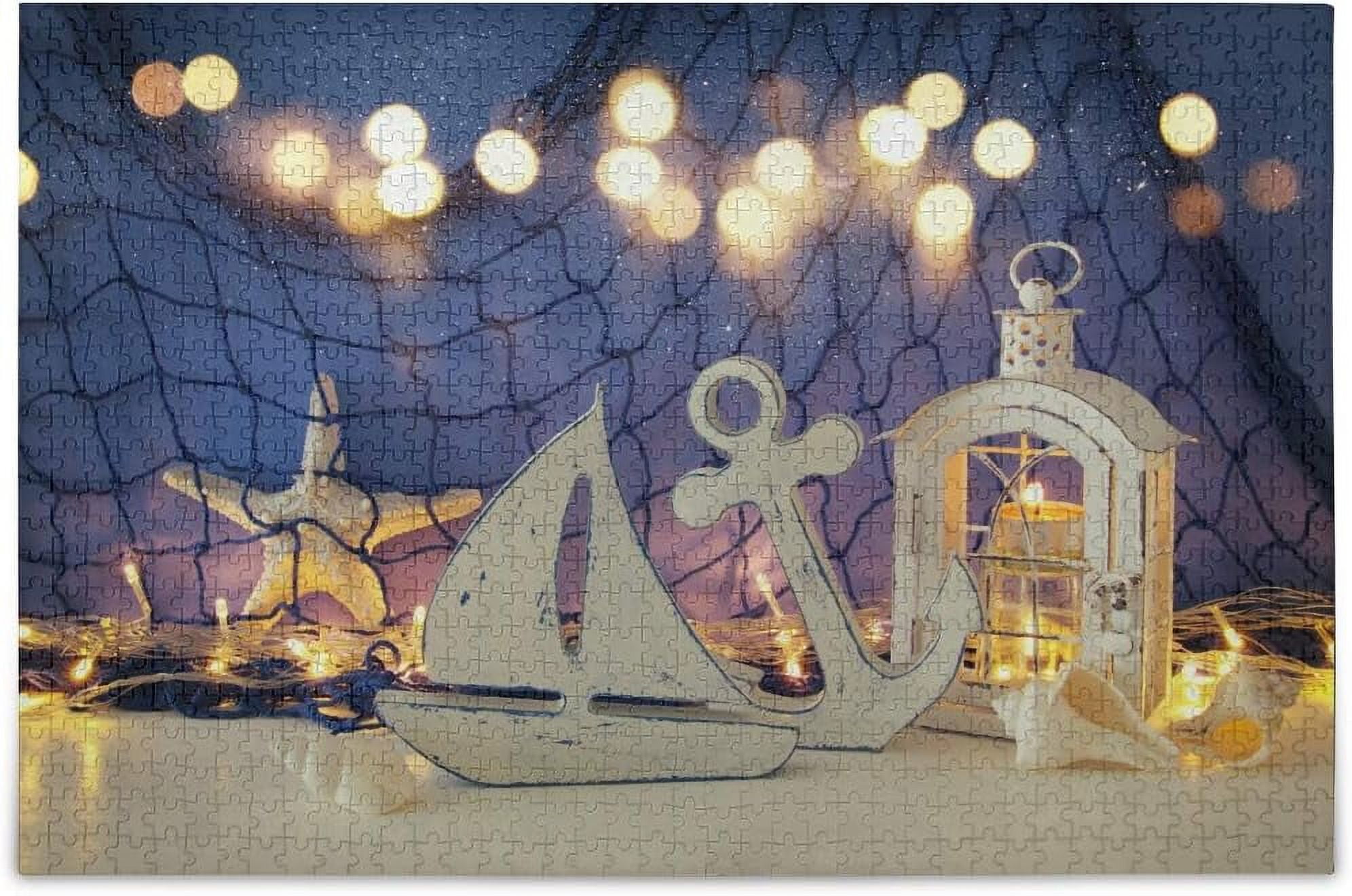 Dreamtimes Nautical Theme Magical Lantern Candle Fishnet Starfish ...