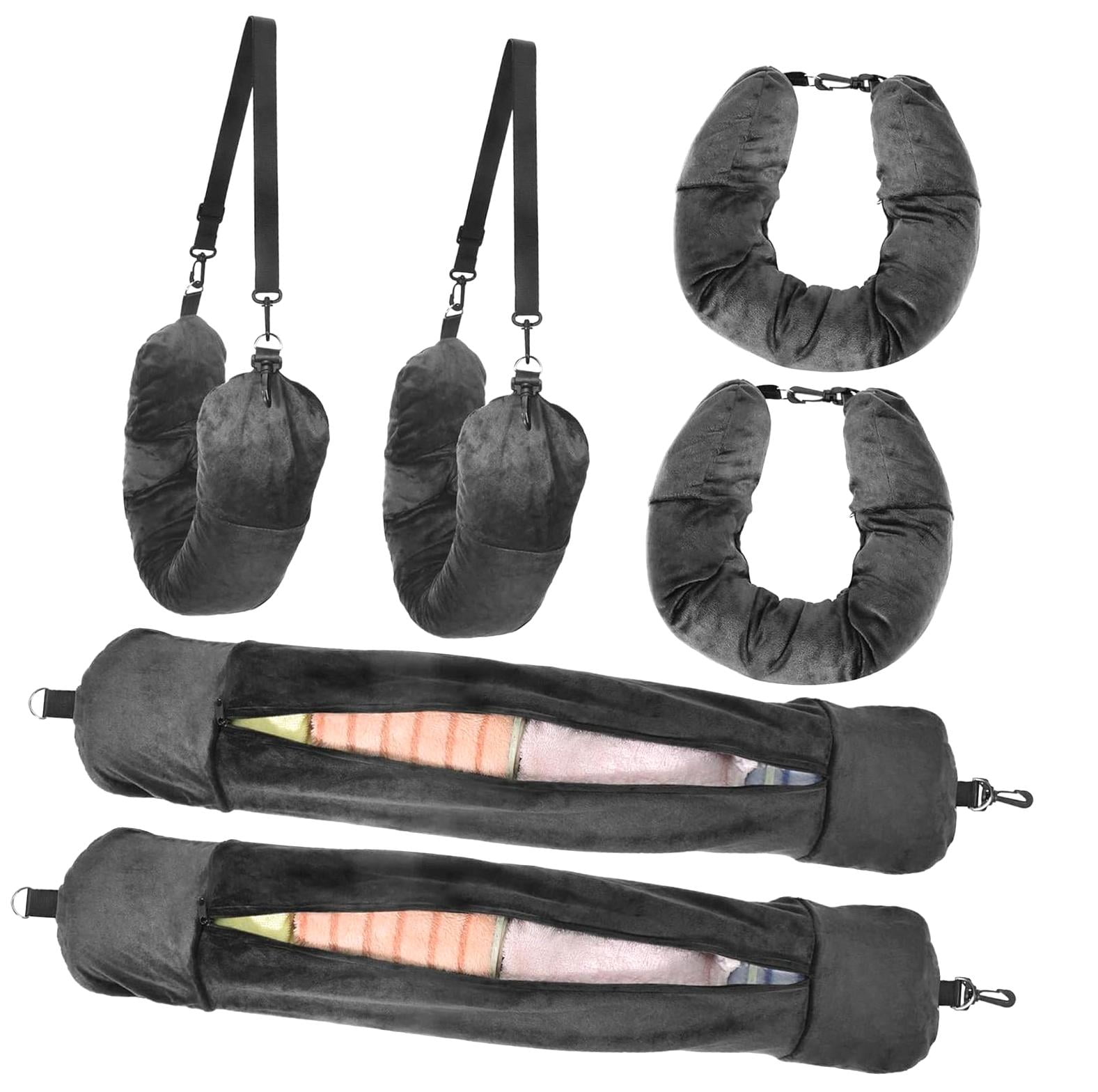 Dreamtimes Neck Pillow for Traveling 2 Pack, Stuffable Travel Pillows ...