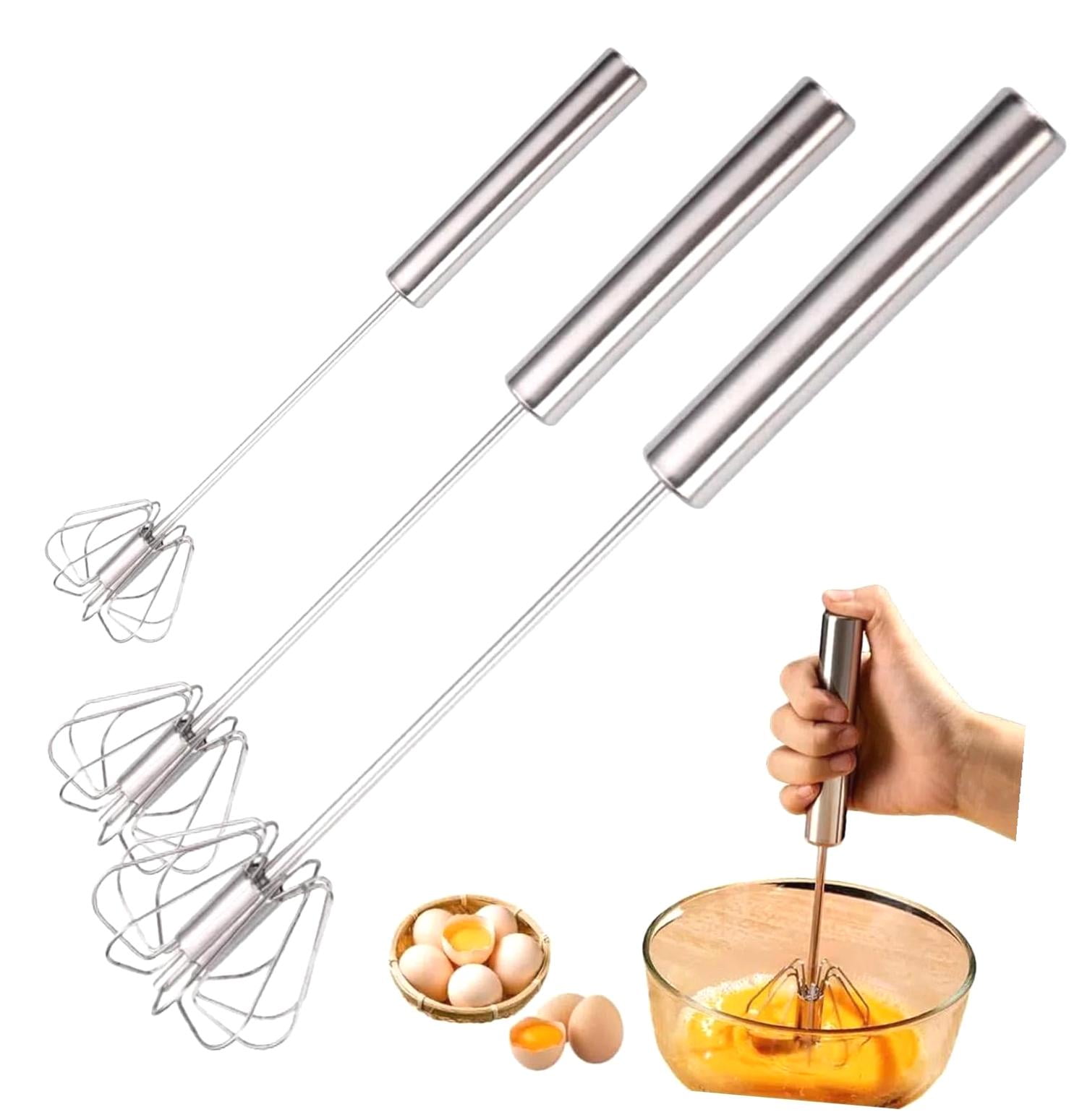 Dreamtimes New Stainless Steel Whisk, 2025 Upgarded Hand Mixer Whisk ...