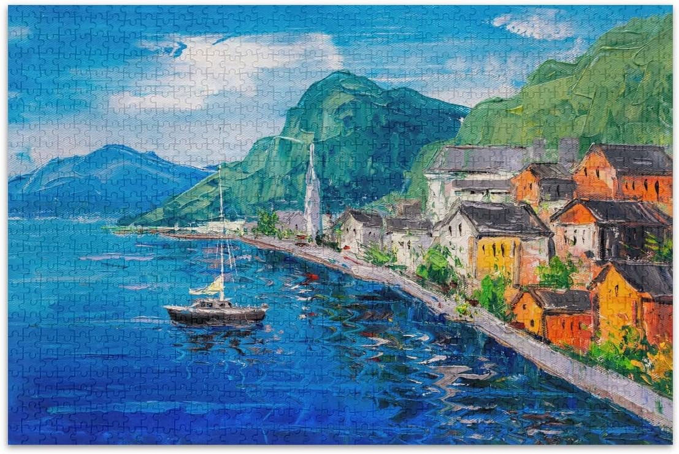 Dreamtimes Oil Painting Jigsaw Puzzles 1000 Piece for Adults Large ...