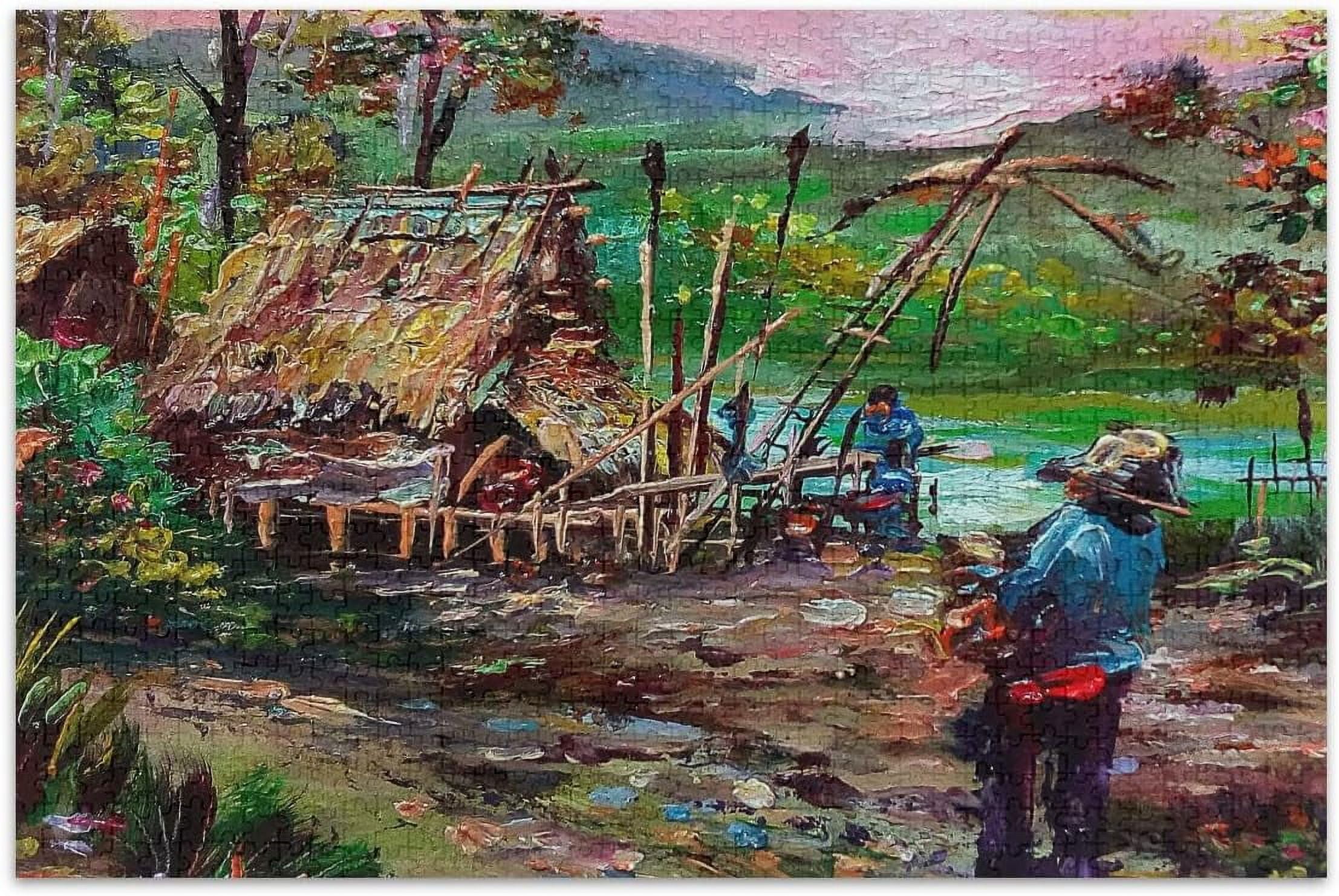 Dreamtimes Oil Painting Jigsaw Puzzles 500 Piece for Adults Large ...