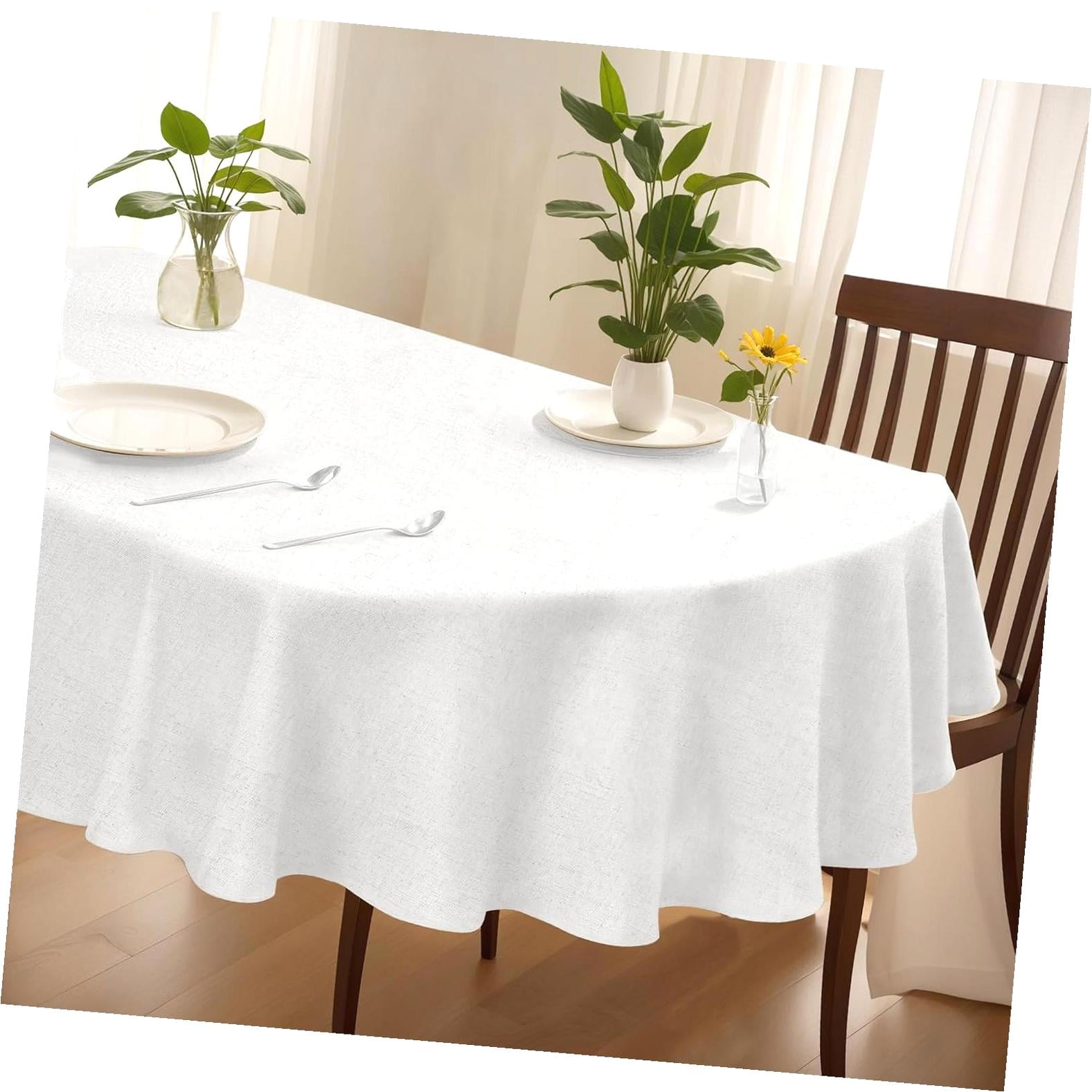 Dreamtimes Oval Tablecloth 60 x 84, Oval Dining Table Cover, Suitable ...