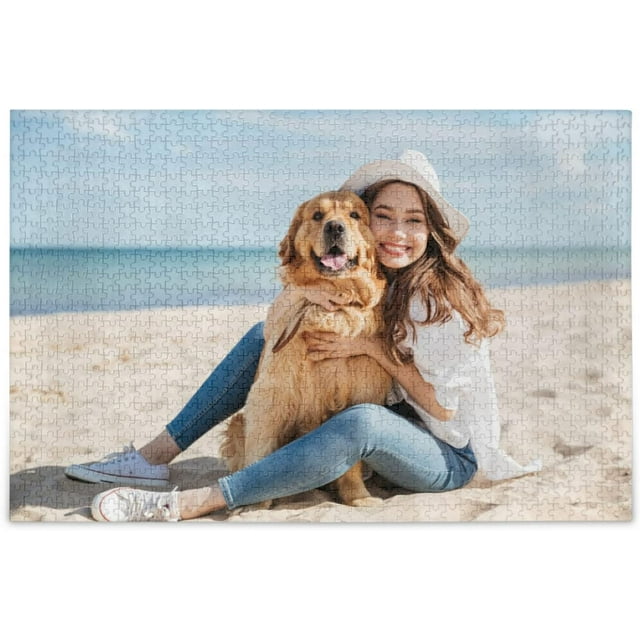 Dreamtimes Personalized Puzzle Custom Puzzle 1000 Pieces from Photo Custom Jigsaw Puzzle for ...