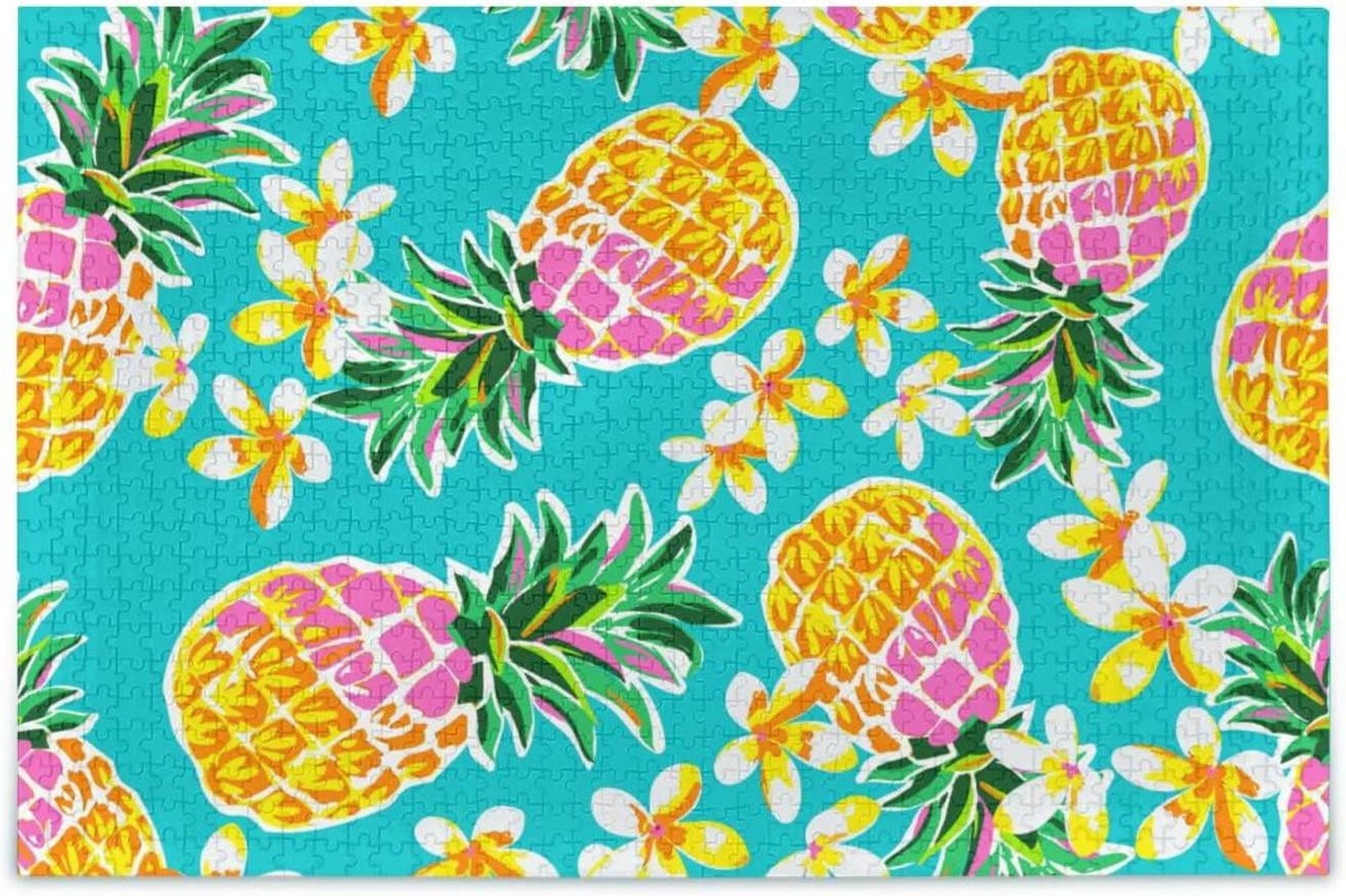 Dreamtimes Pineapple Painting Wooden Jigsaw Puzzles, Intellectual ...