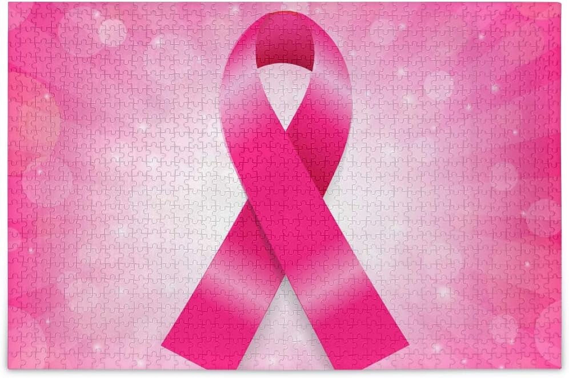 Dreamtimes Pink Breast Cancer Ribbon Banner Shiny Luxury Sparkling ...