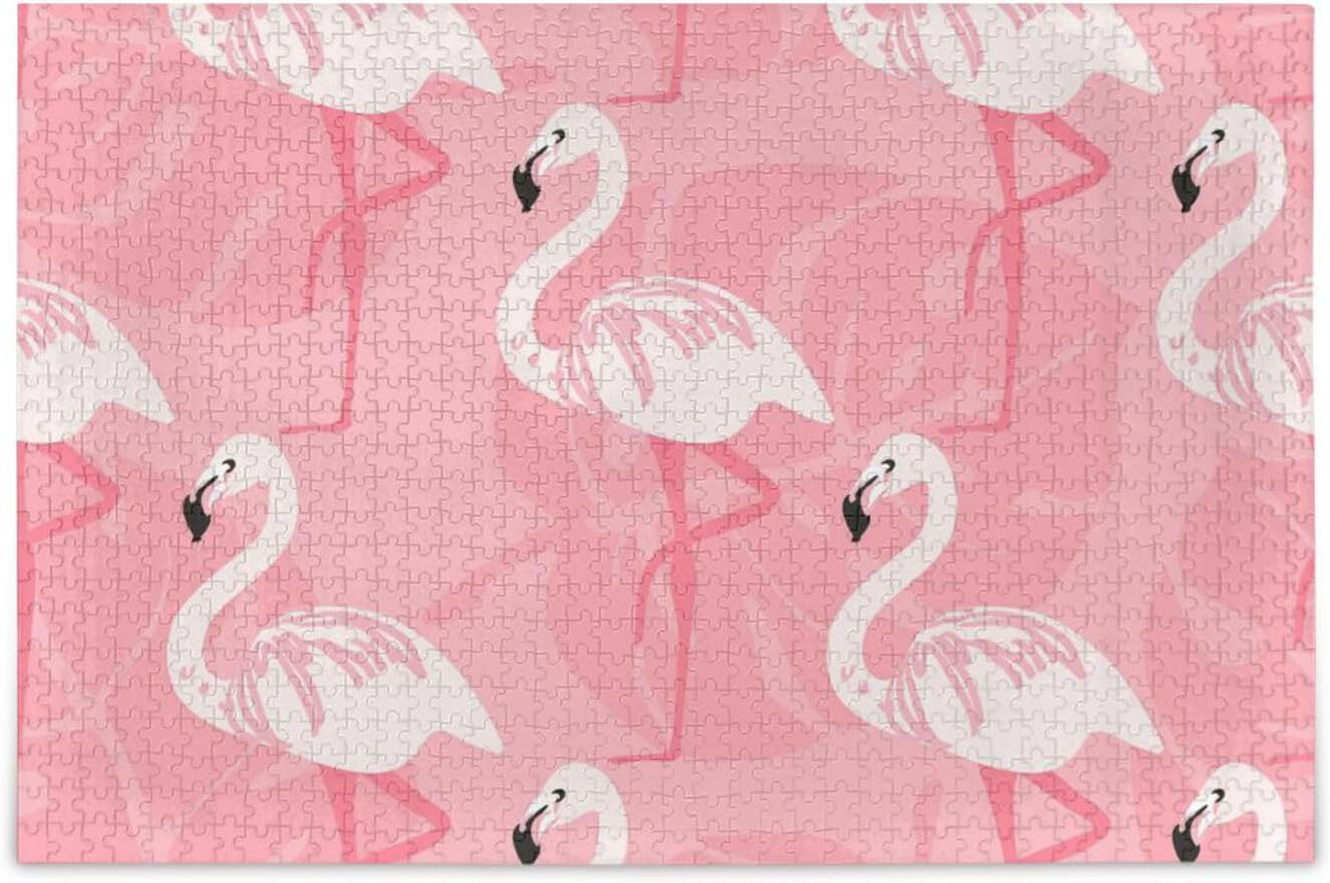 Dreamtimes Pink Flamingo Jigsaw Puzzle for Adults Teens Kids, 500 ...