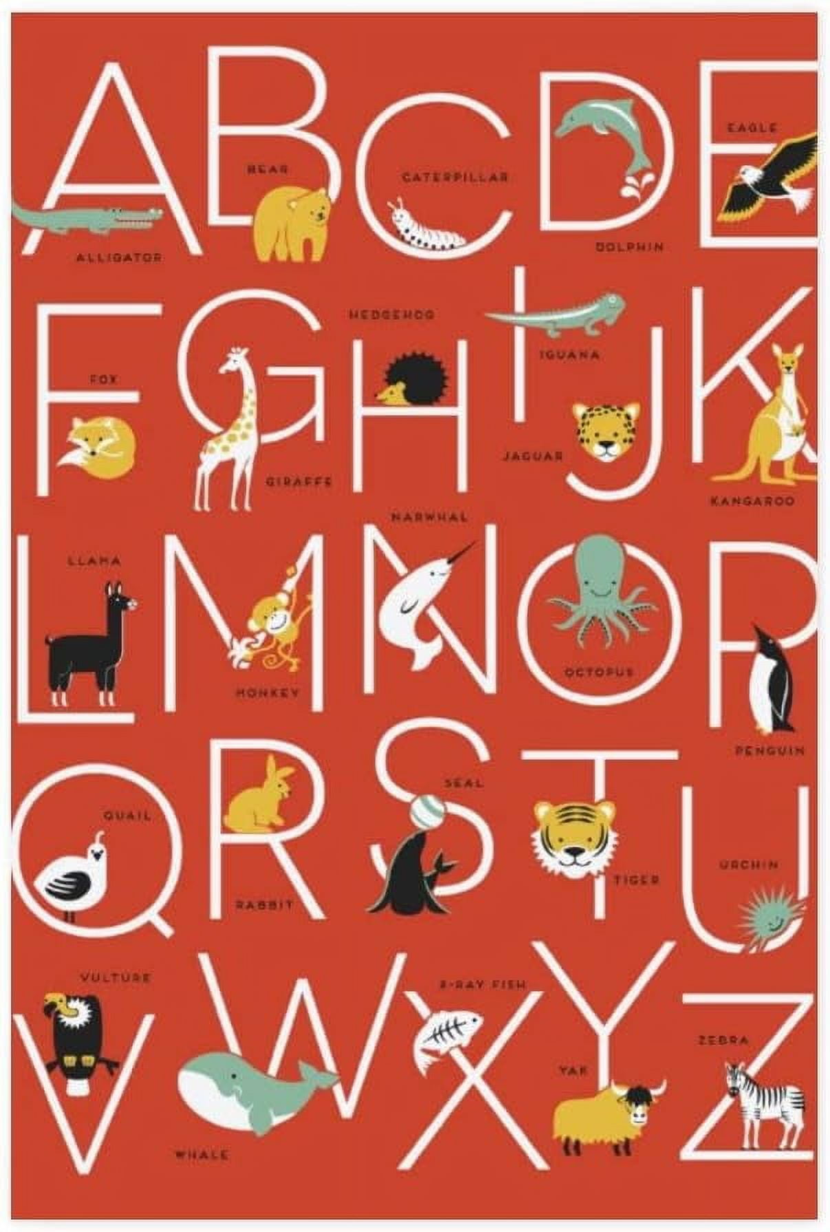 Dreamtimes Poster Prints Wall Paper Art Decor Cute Alphabet Animals ...