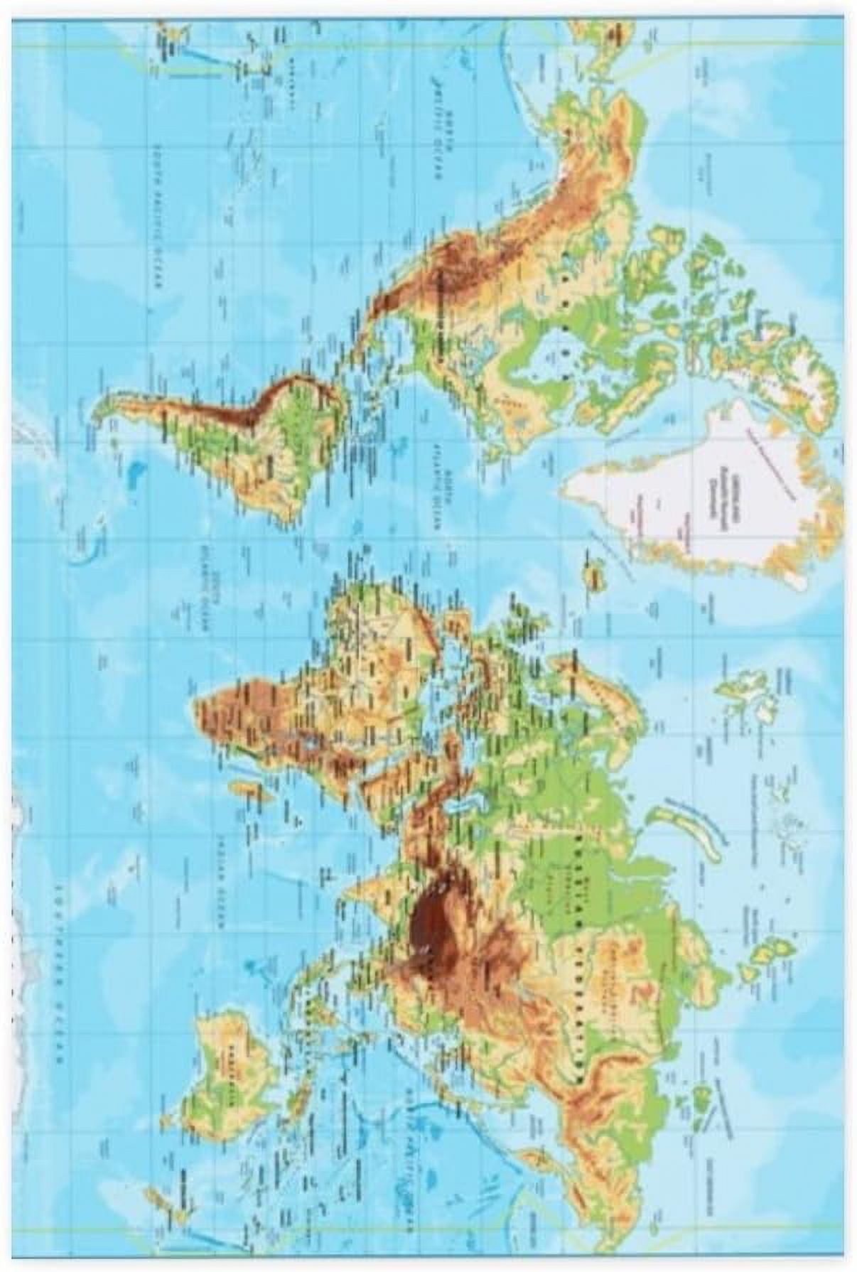 Dreamtimes Poster Prints Wall Paper Art Decor World Map 12x18 inch ...