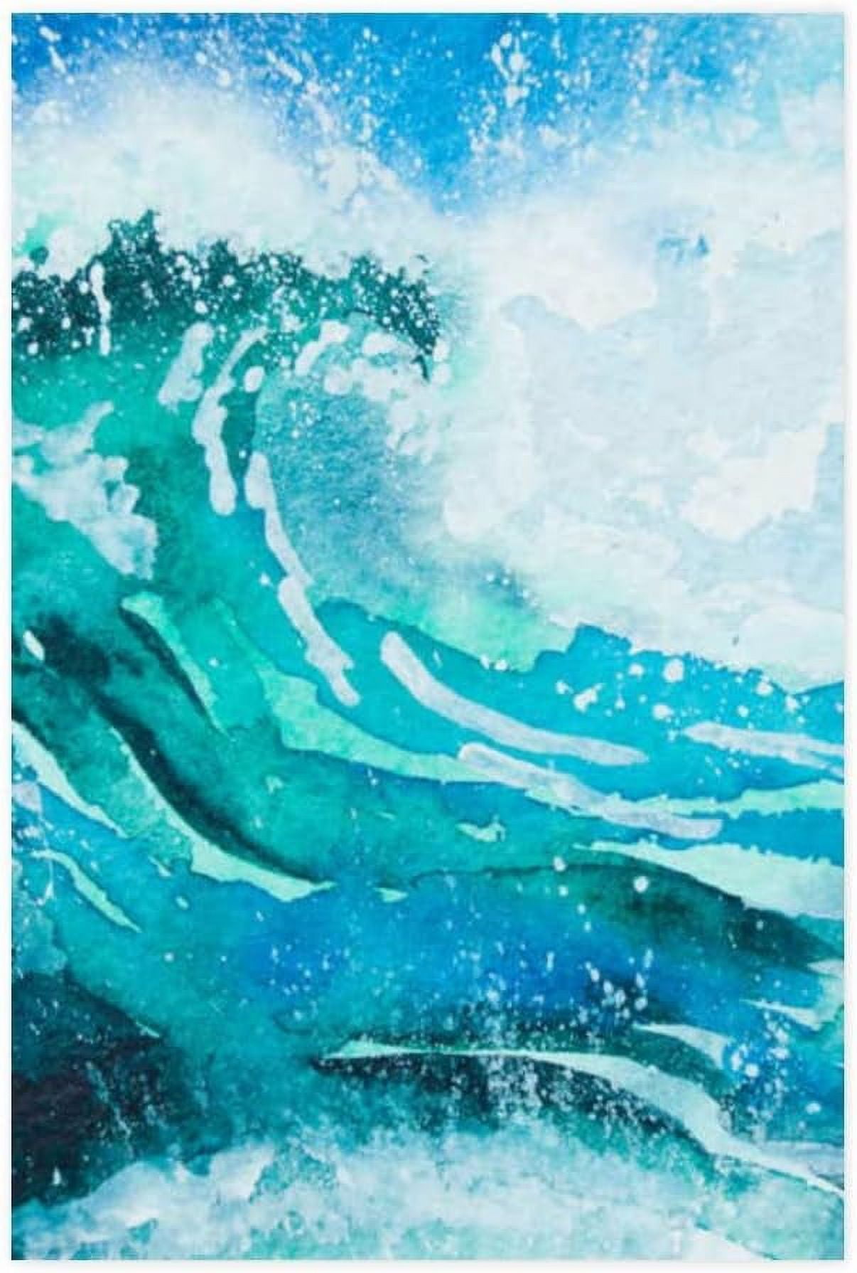 Dreamtimes Poster Prints Wall Paper Art Decor sea ocean blue wave sky ...