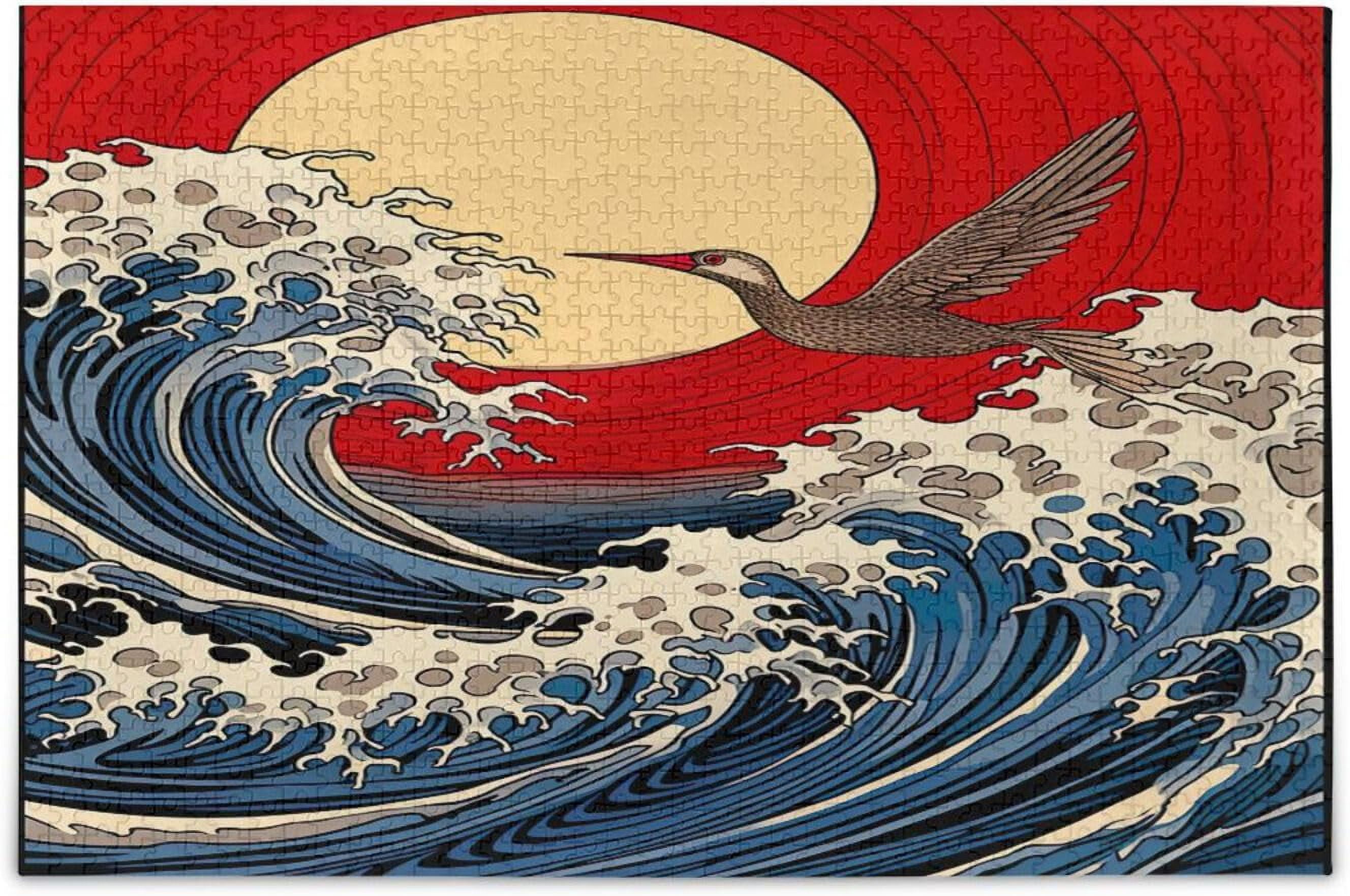 Dreamtimes Puzzle- Bird Flying Wave Jigsaw Puzzles,1000 Piece Puzzles ...