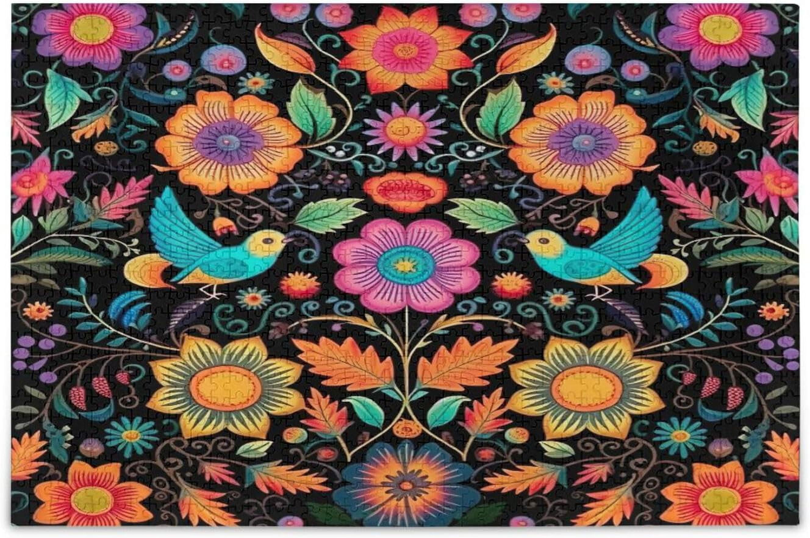 Dreamtimes Puzzle- Brightly Colored Birds Jigsaw Puzzles, 500 Piece ...