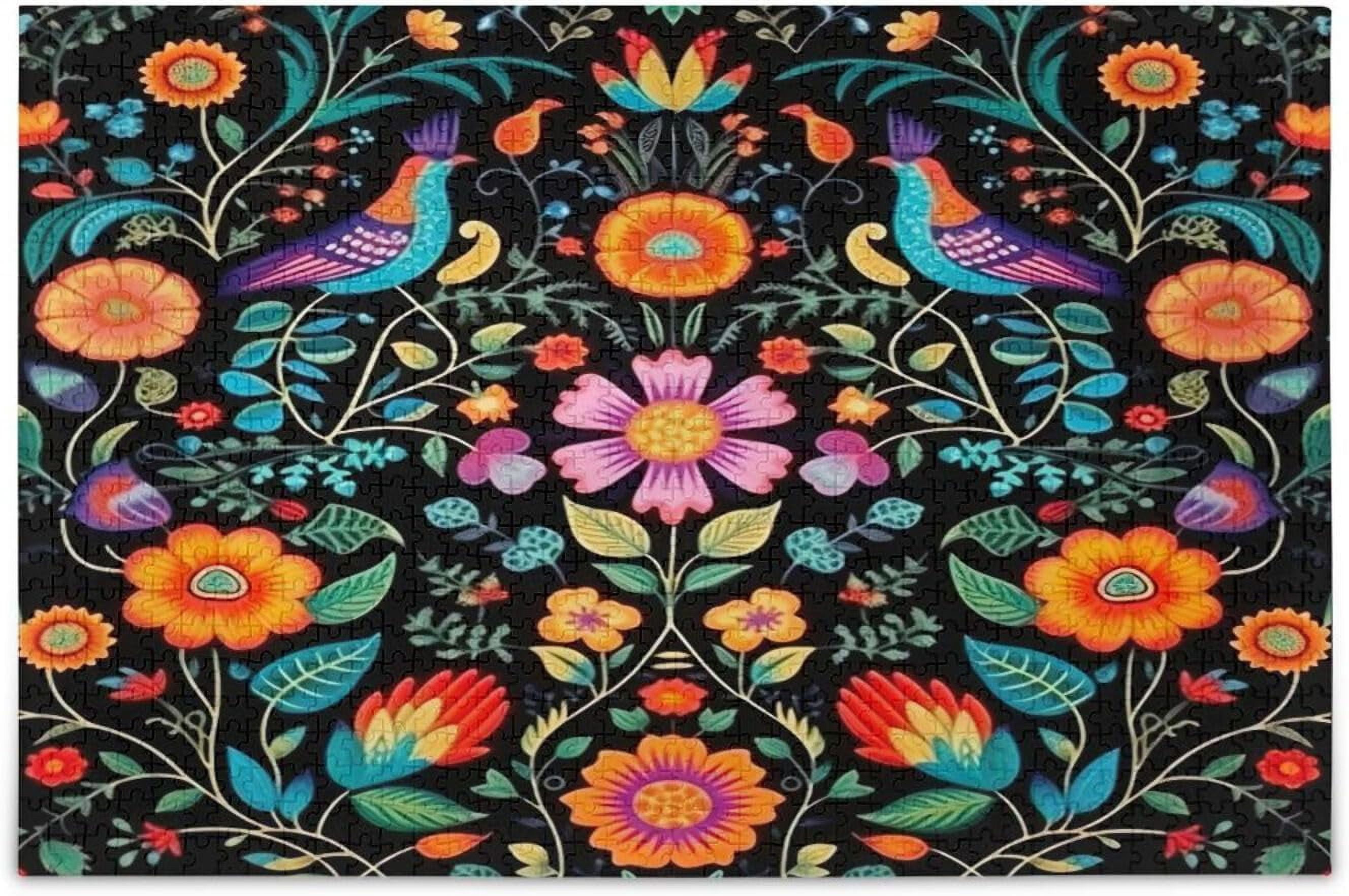 Dreamtimes Puzzle- Brightly Colored Birds Jigsaw Puzzles, 500 Piece ...