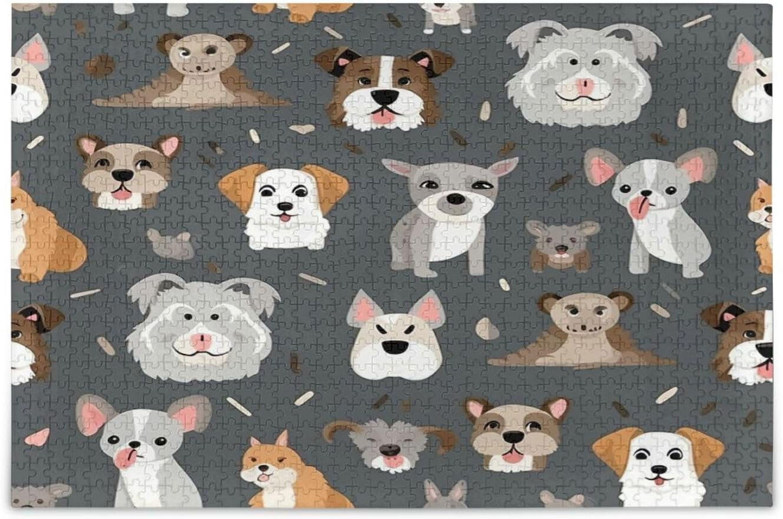 Dreamtimes Puzzle- Cartoon Dog Jigsaw Puzzles, 500 Piece Puzzles for ...