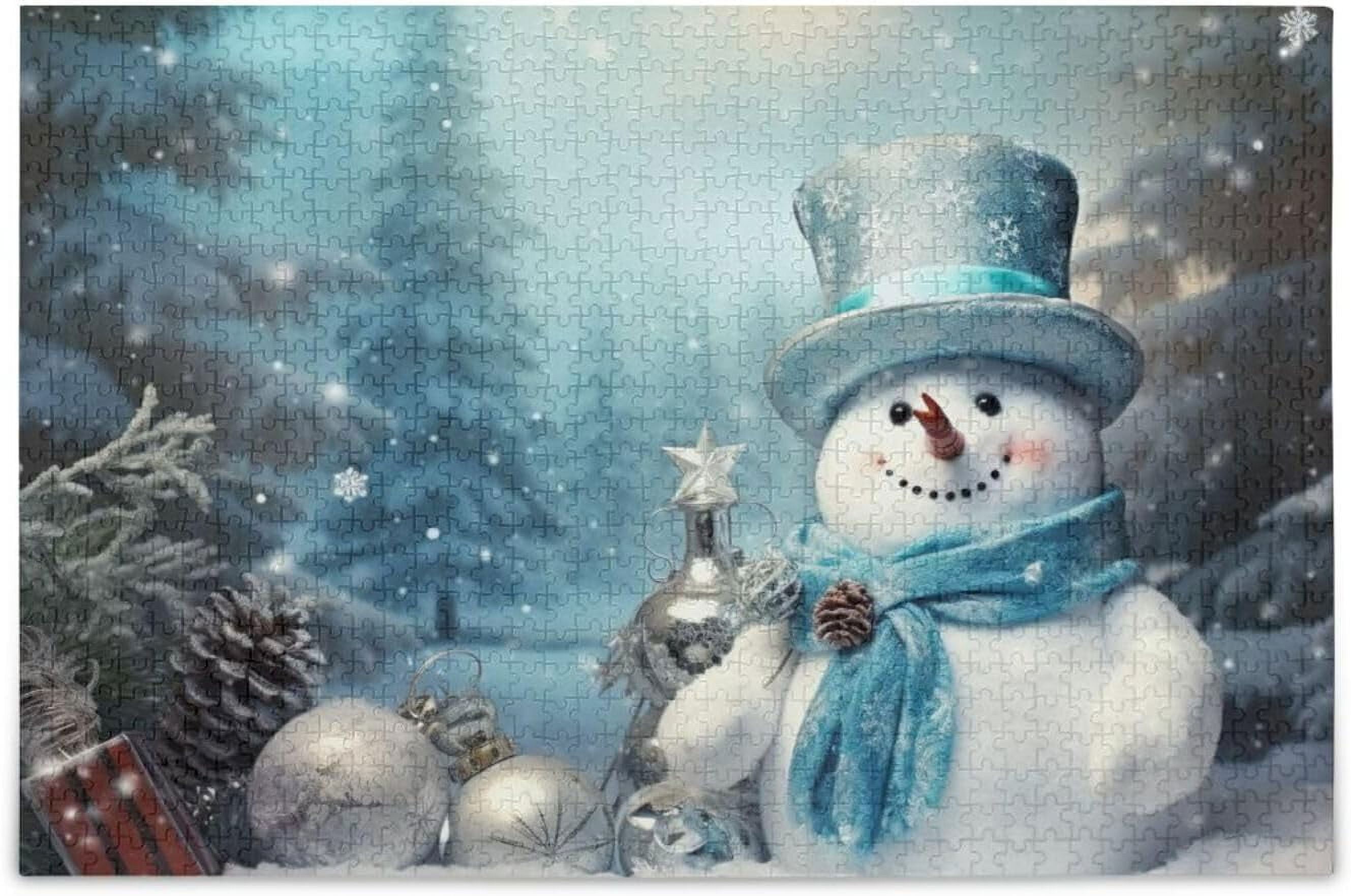 Dreamtimes Puzzle- Christmas Snowman Jigsaw Puzzles, 500 Piece Puzzles ...