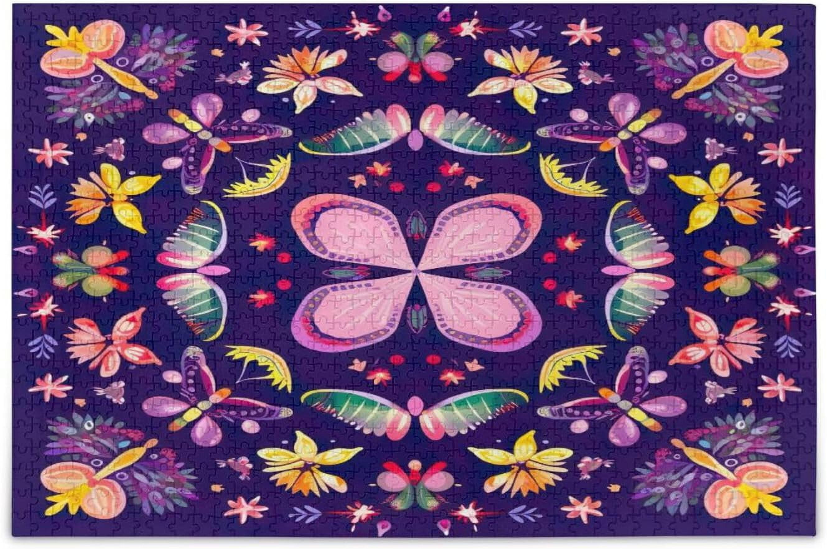 Dreamtimes Puzzle- Cute Flower Pattern Jigsaw Puzzles, 500 Piece ...