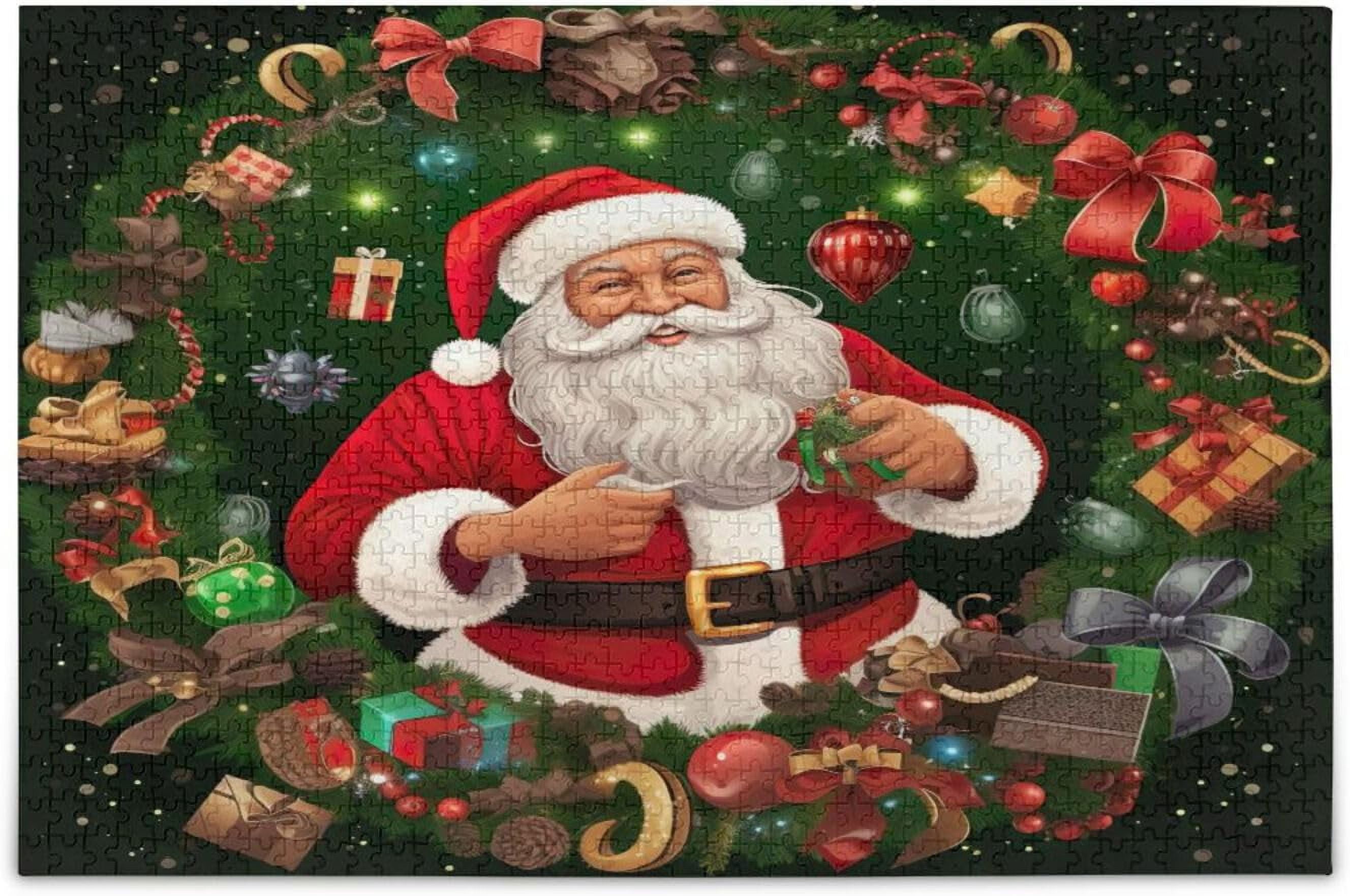 Dreamtimes Puzzle- Happy Santa Claus Jigsaw Puzzles, 500 Piece Puzzles ...