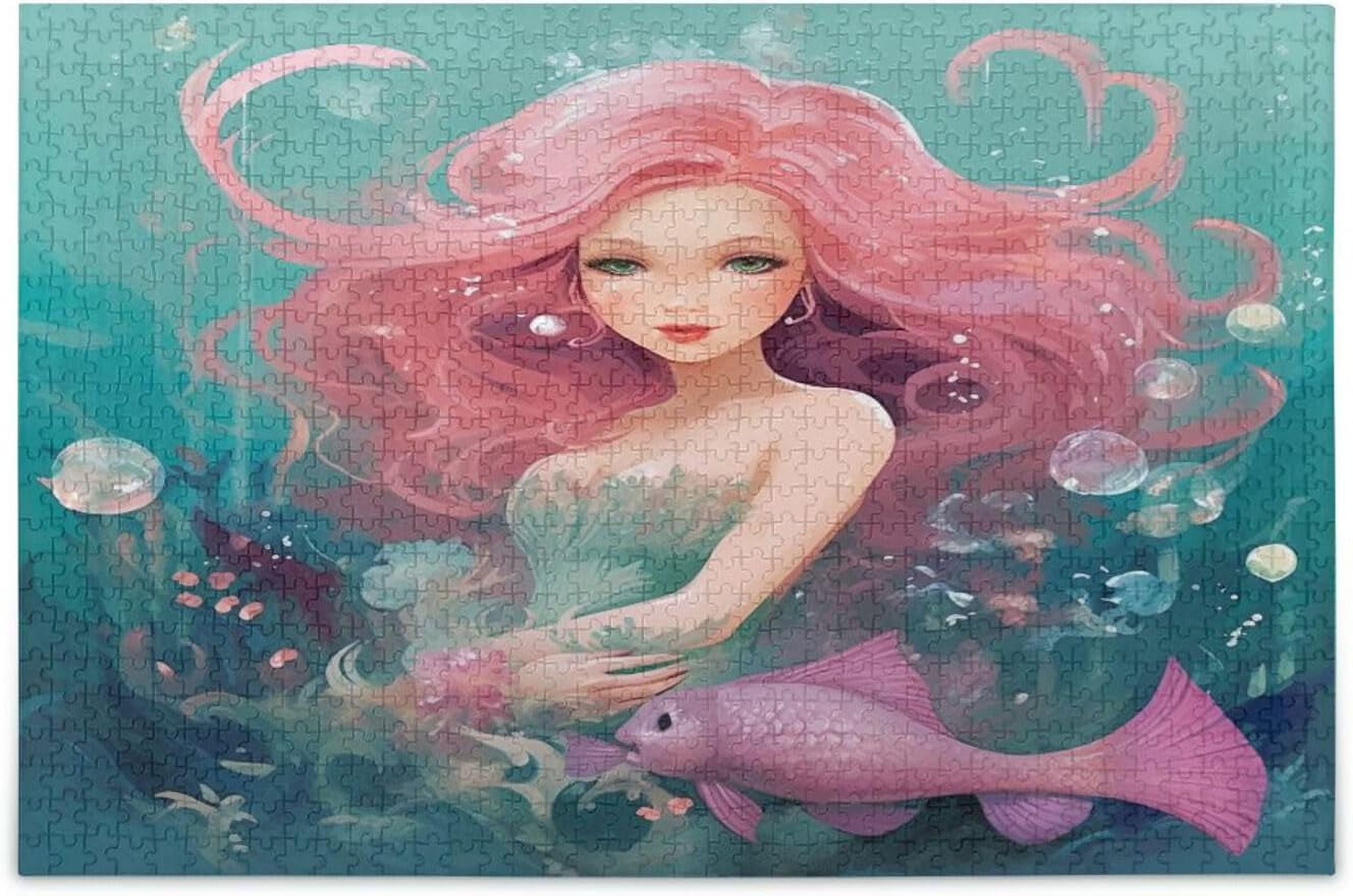 Dreamtimes Puzzle- Hawaiian Mermaid Jigsaw Puzzles, 500 Piece Puzzles ...